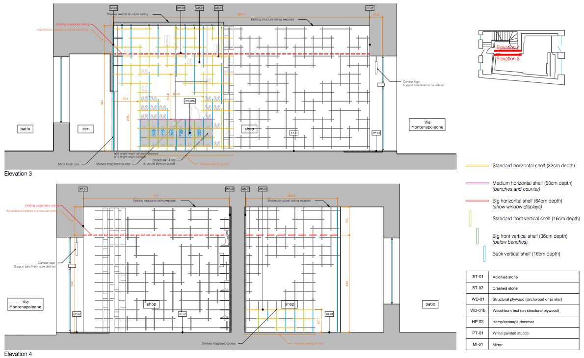 Retail Storefront Elevation