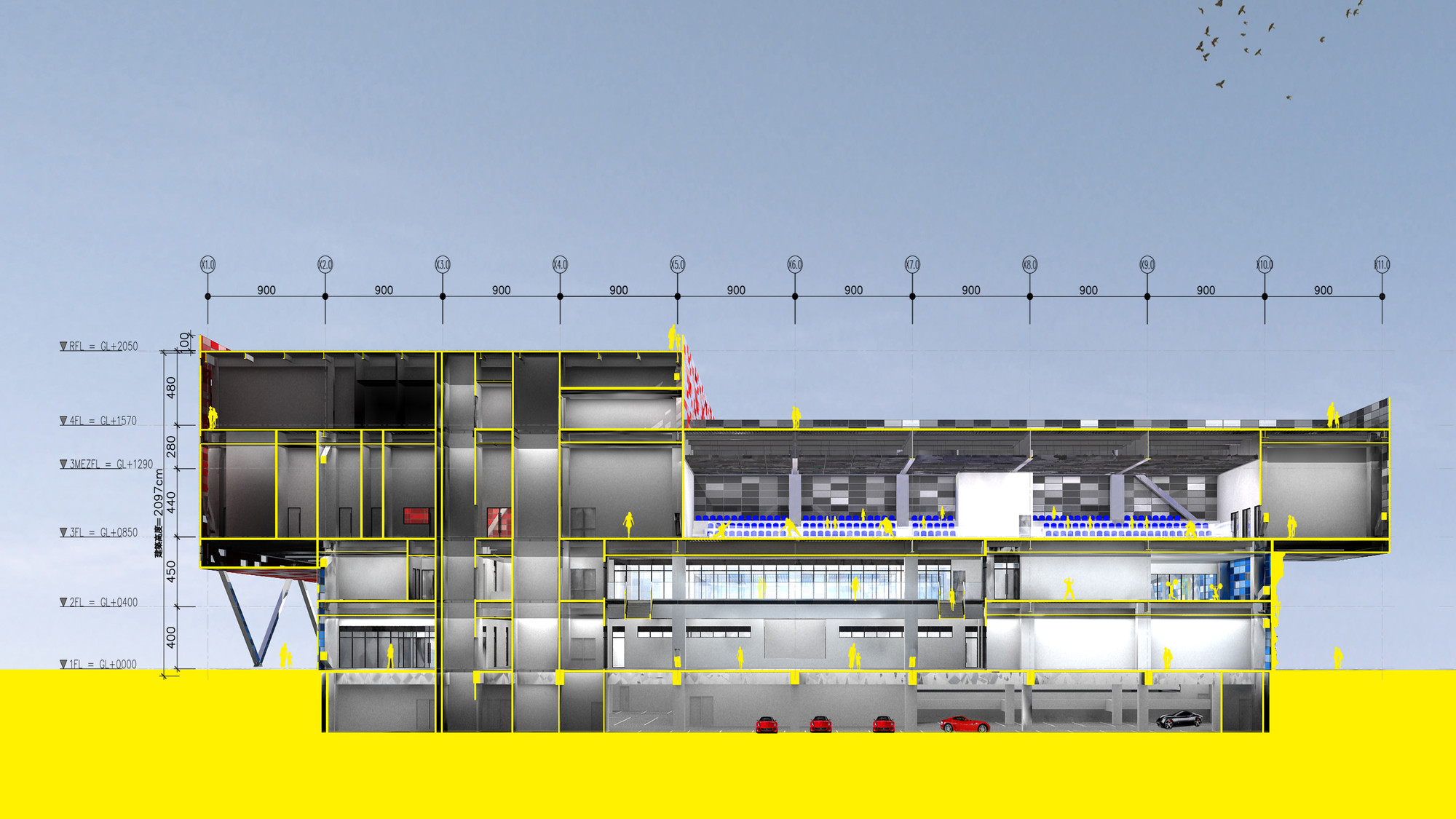 Gallery of Tucheng Sports Center / Q-Lab - 65