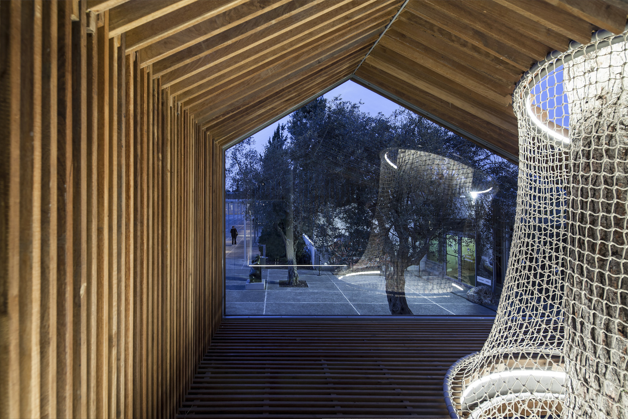 Gallery of The Youth Wing for Art Education Entrance Courtyard / Ifat ...