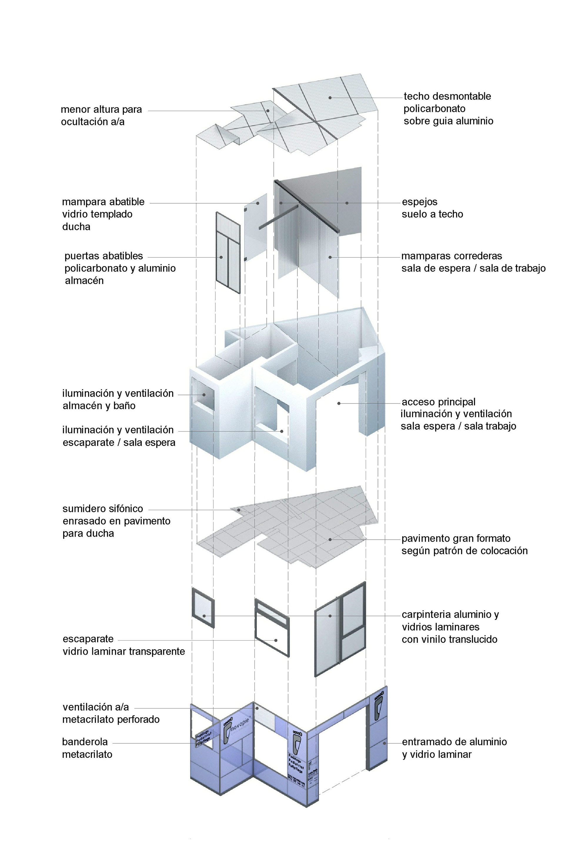 Gallery of Novopie Podiatric Clinic / Estudio de Arquitectura Antonio ...