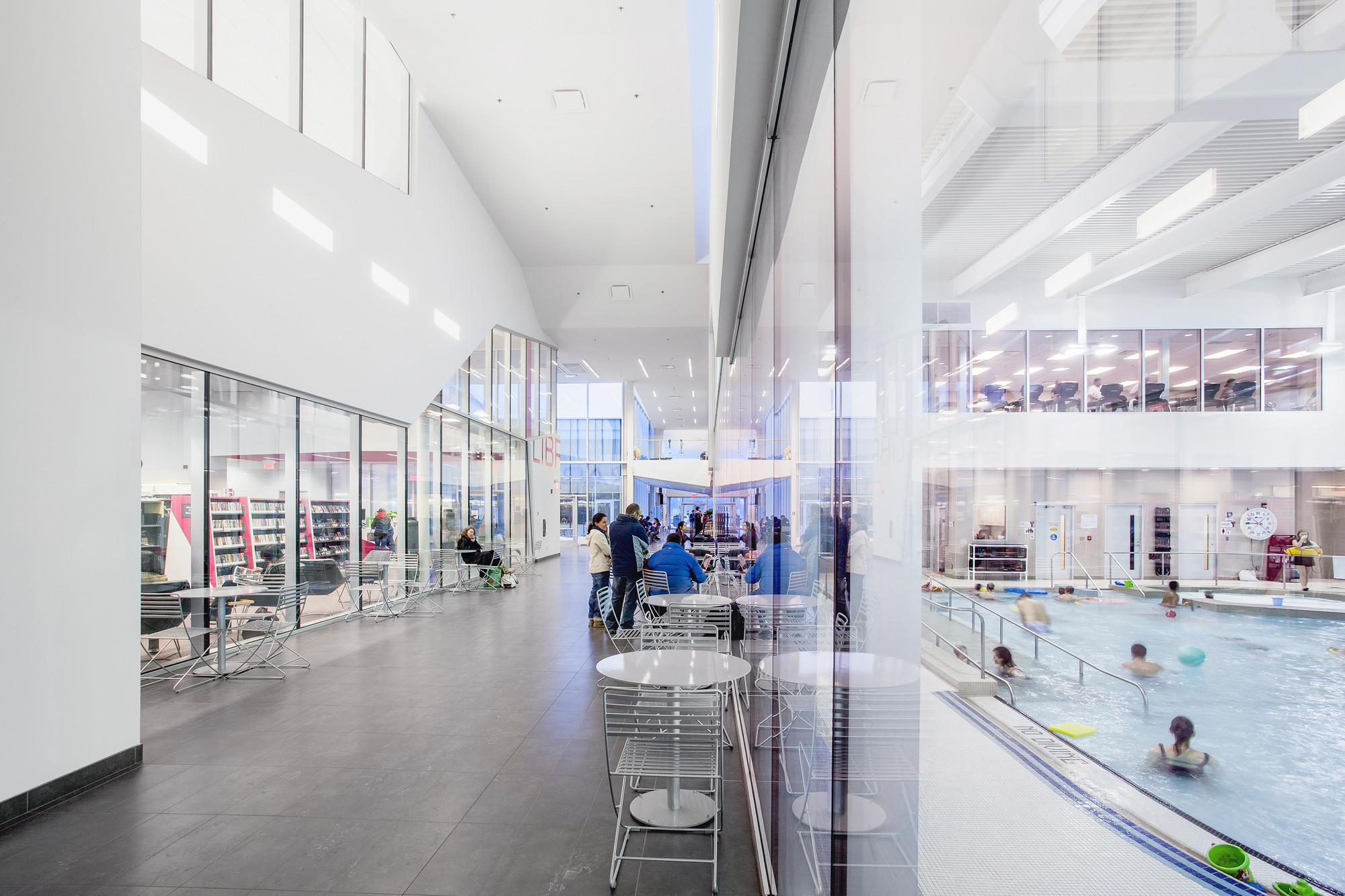 Gallery of John M. Harper Branch Library & Stork Family YMCA / Teeple ...