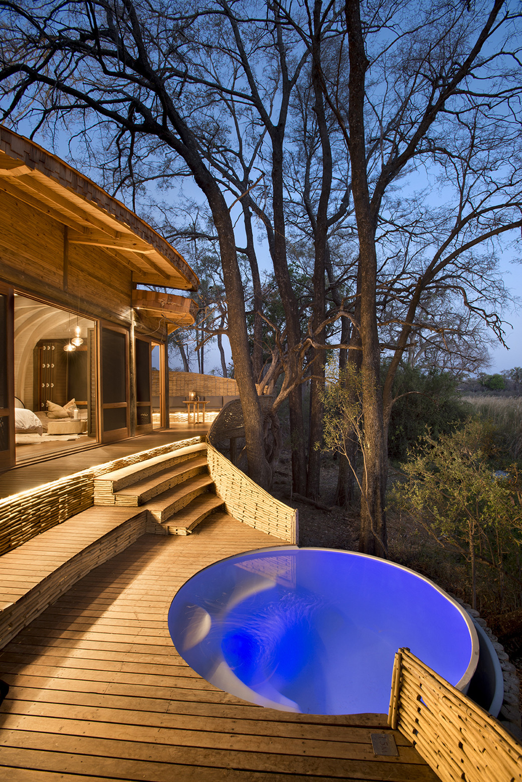 Galería de Lodge Sandibe en Okavango / Nicholas Plewman Architects in ...