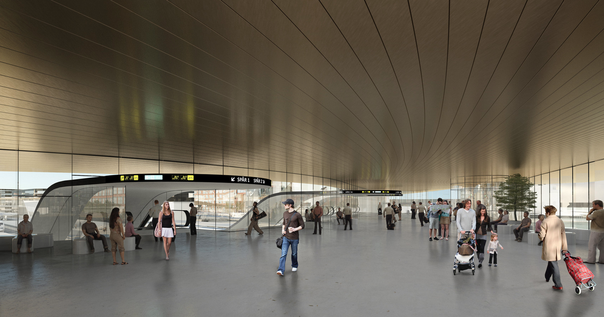 Galeria de BIG propõe projeto de remodelação da estação ferroviária de ...