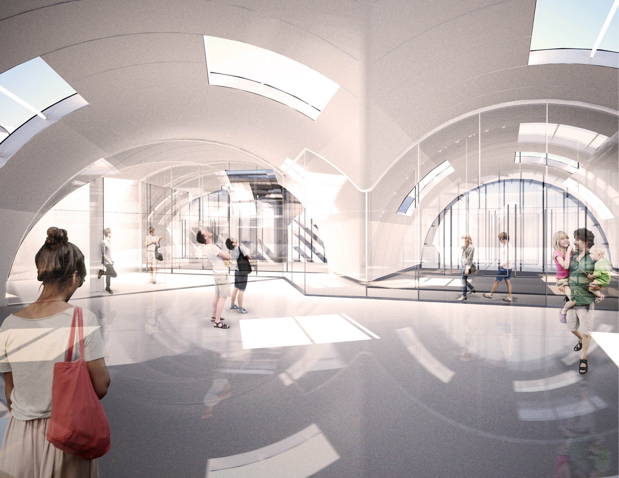 Gallery of Competition Entry: AECOM Proposes Transport Center for ...
