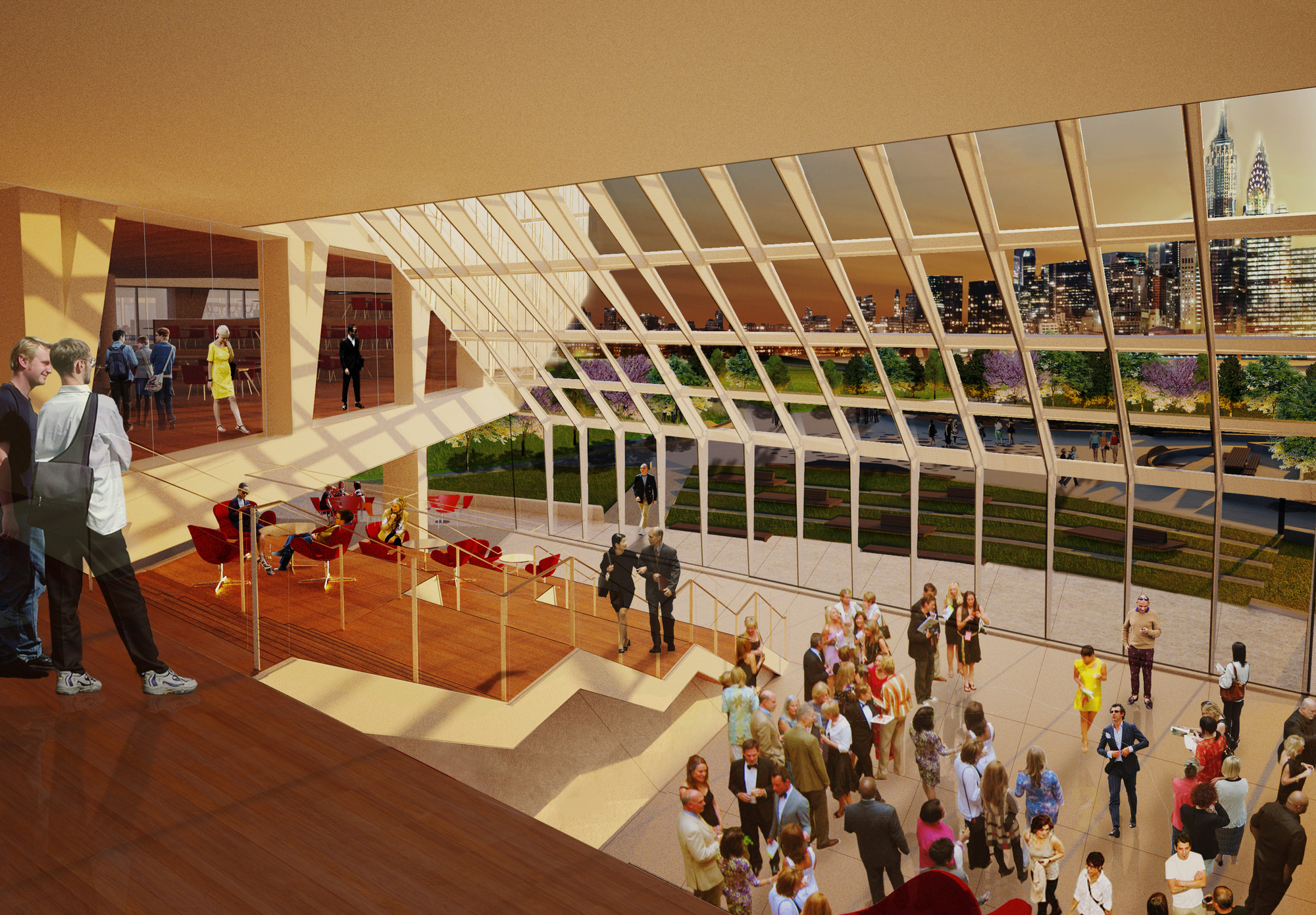 Gallery of WEISS/MANFREDI Break Ground on "The Bridge" at Cornell Tech ...