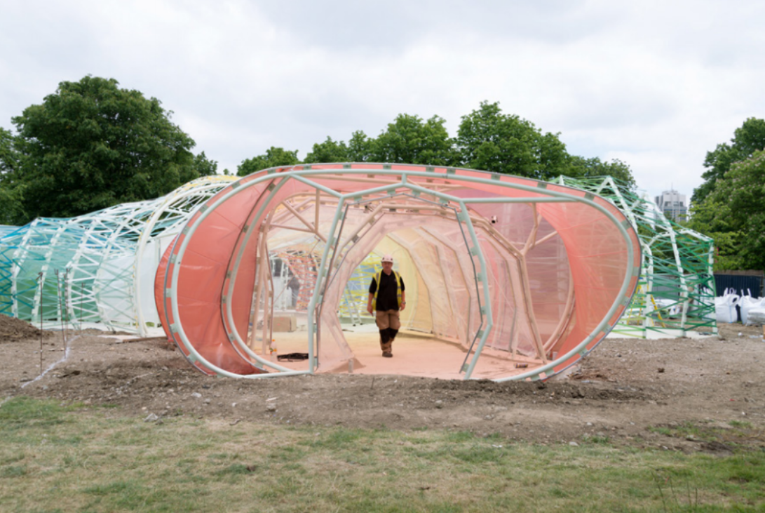 Galería de En Construcción: Primeras imágenes del Serpentine Pavilion diseñado por SelgasCano - 2