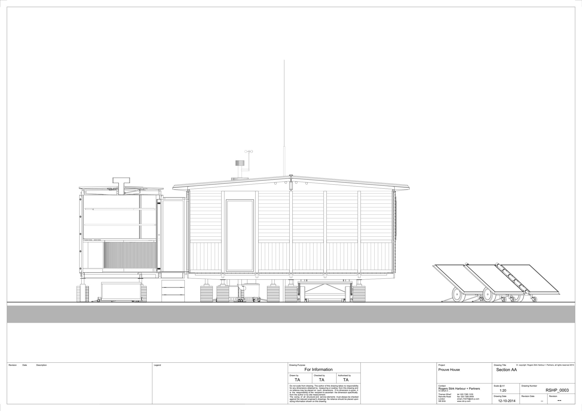 Gallery of RSHP Adapts Jean Prouvé’s 6x6 Demountable House for Design ...
