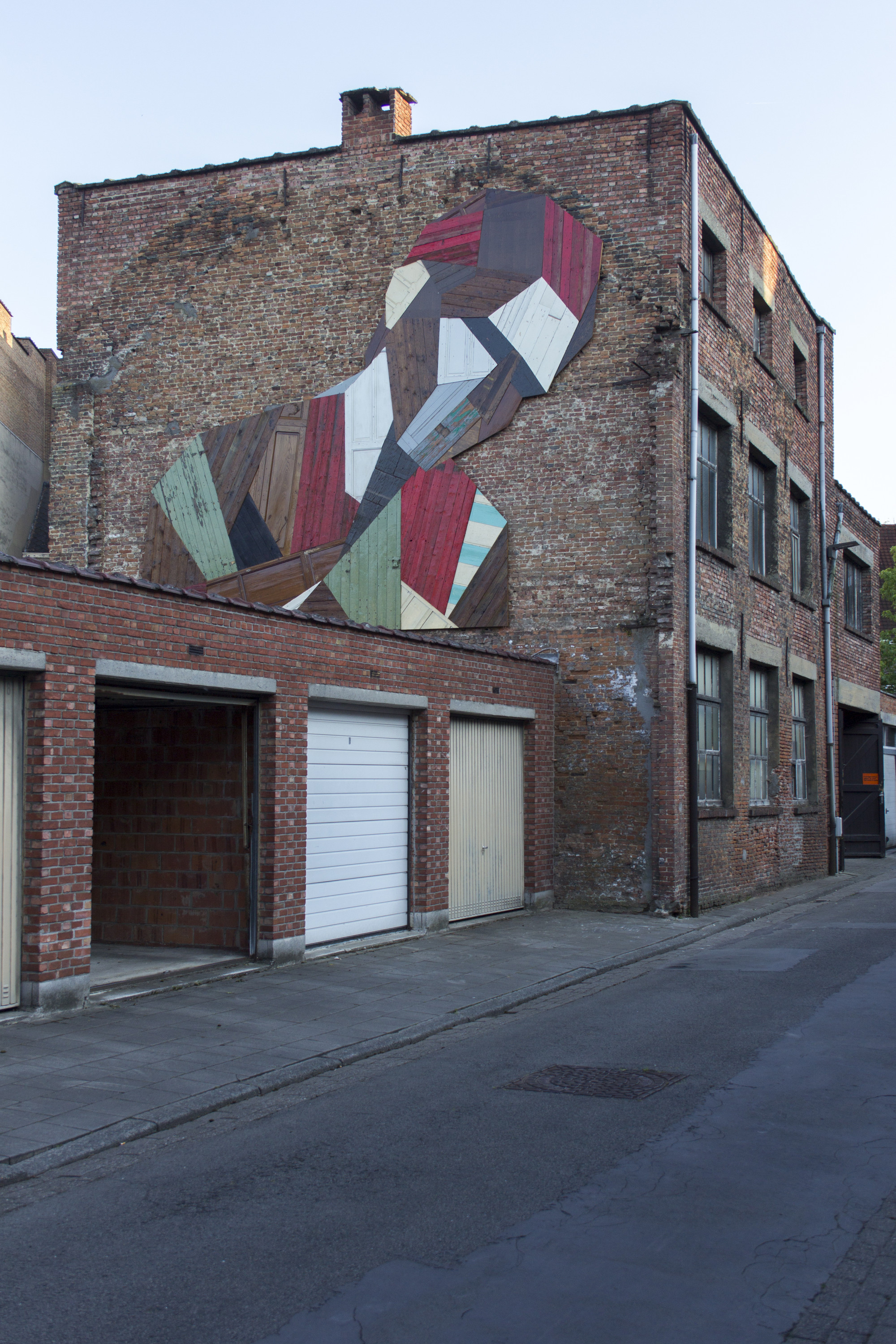 Gallery of Strook Creates Colorful Street Murals with Recycled Wood - 6