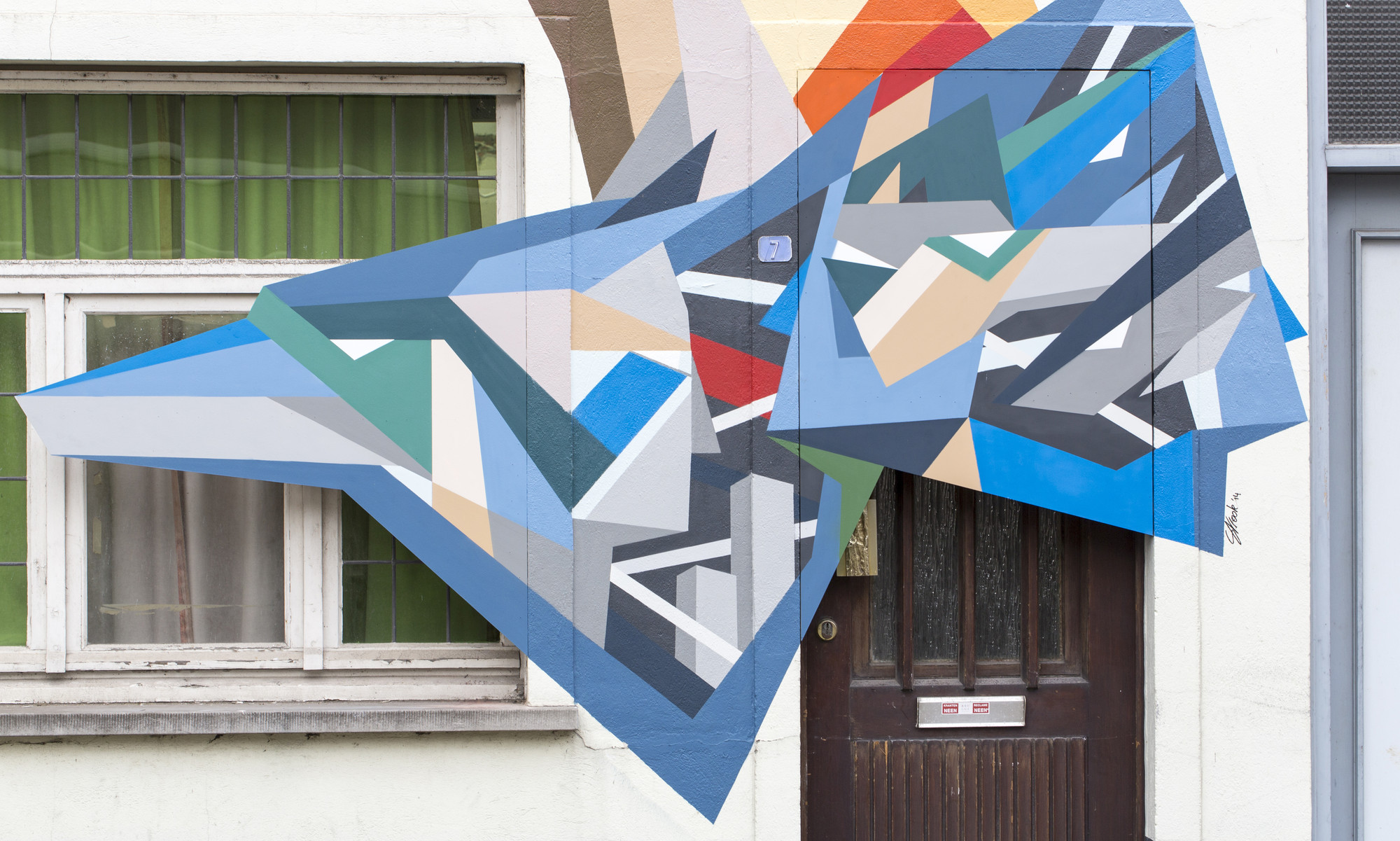 Gallery of Strook Creates Colorful Street Murals with Recycled Wood - 23