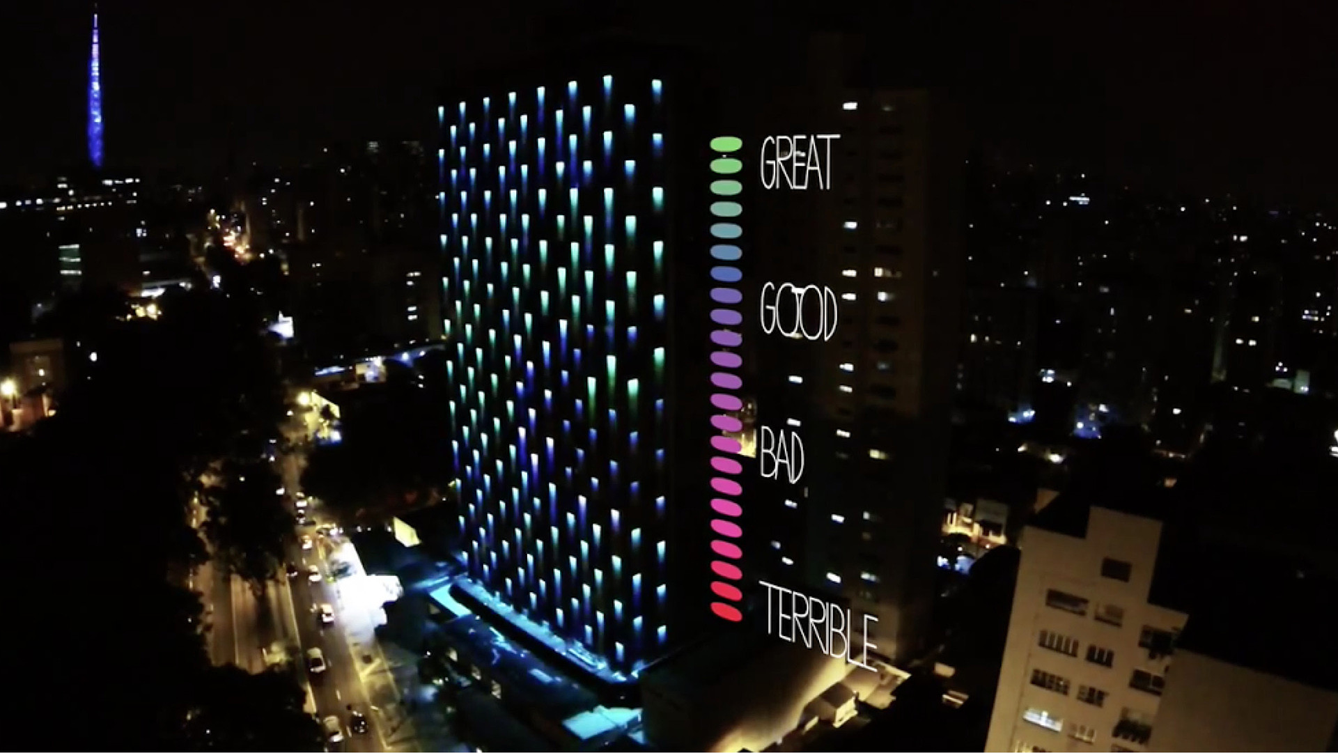 Gallery of Estudio Guto Requena Creates Interactive Light Façade for ...