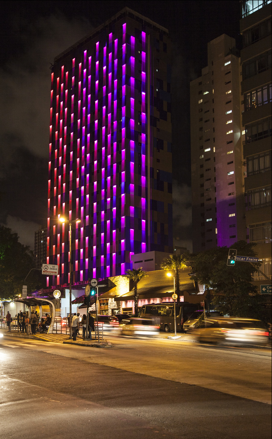 Gallery of Estudio Guto Requena Creates Interactive Light Façade for ...