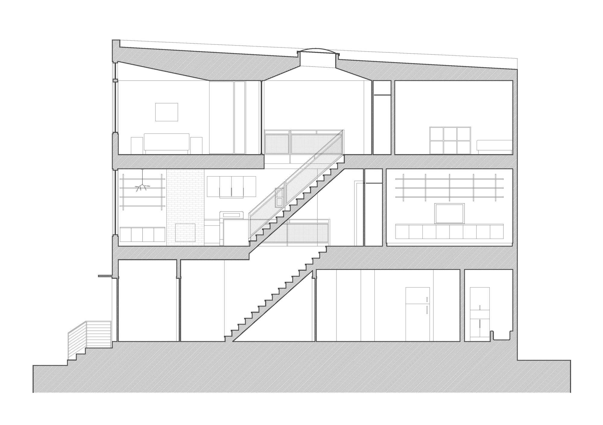 Gallery of South Slope Townhouse / Etelamaki Architecture - 17