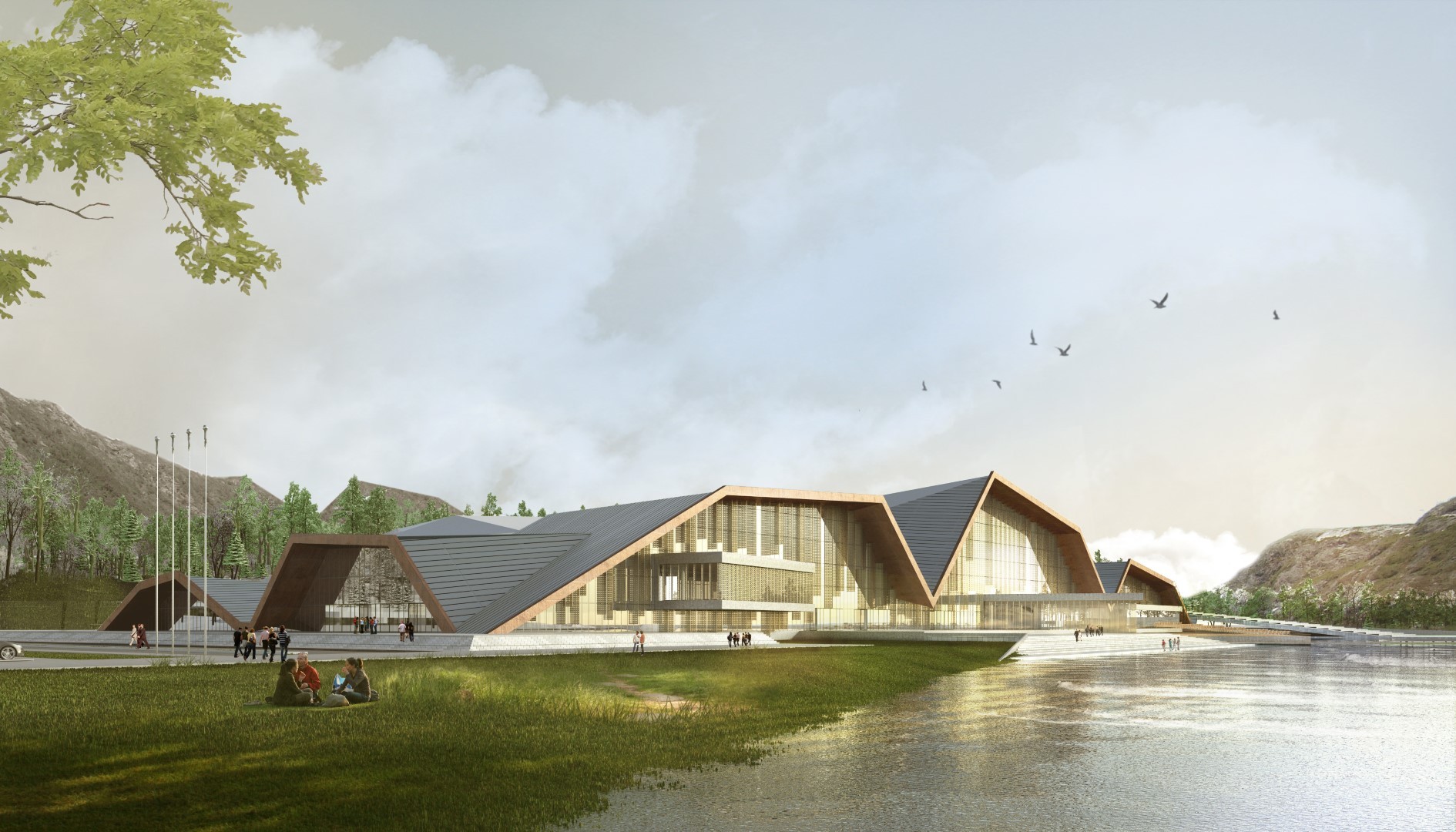 MuuM Designs Mountain-Inspired Cultural Center in Turkey | ArchDaily