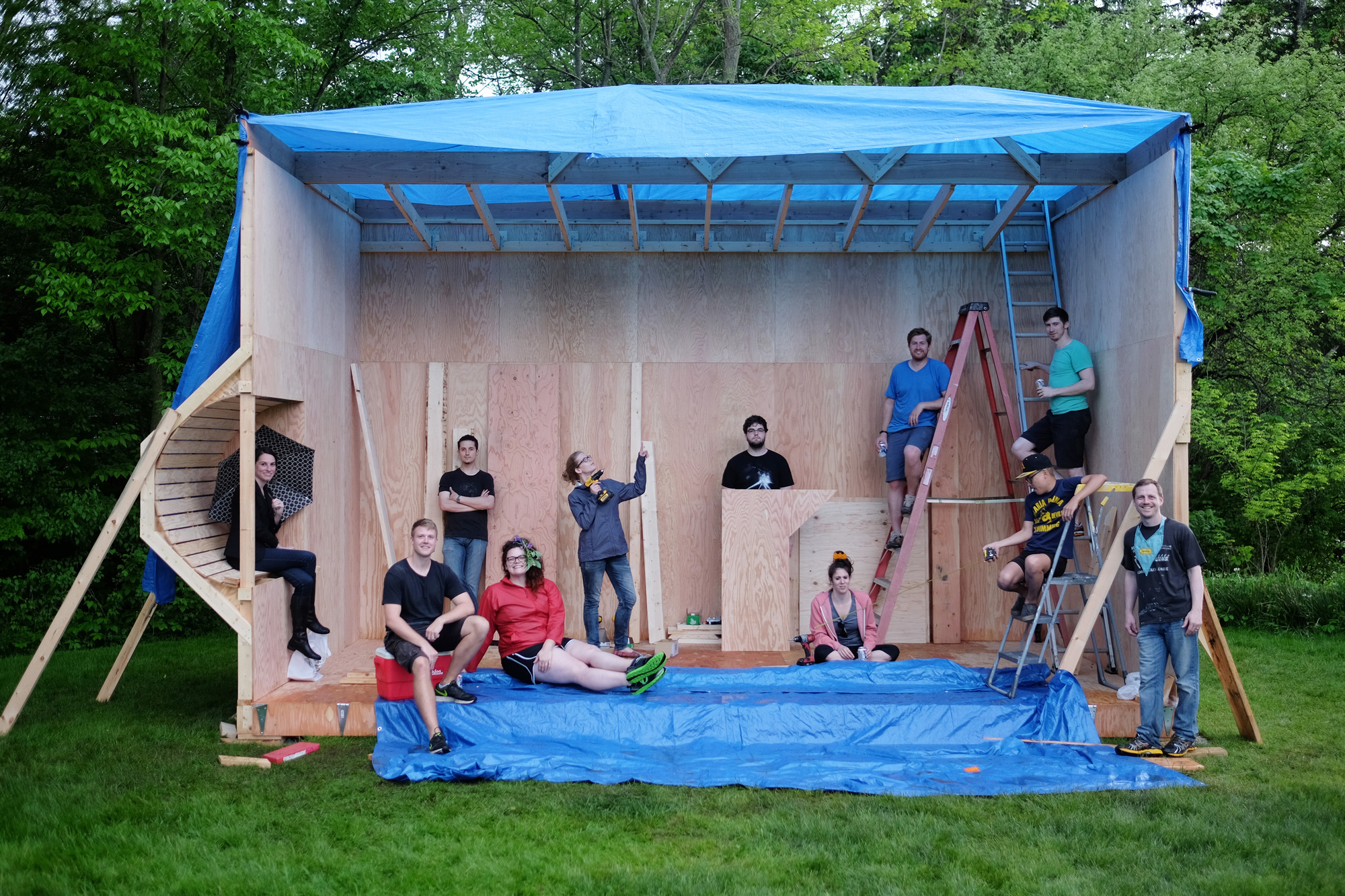 Gallery of Design With Company + Arup Create “Shaw Town” Theatre in ...