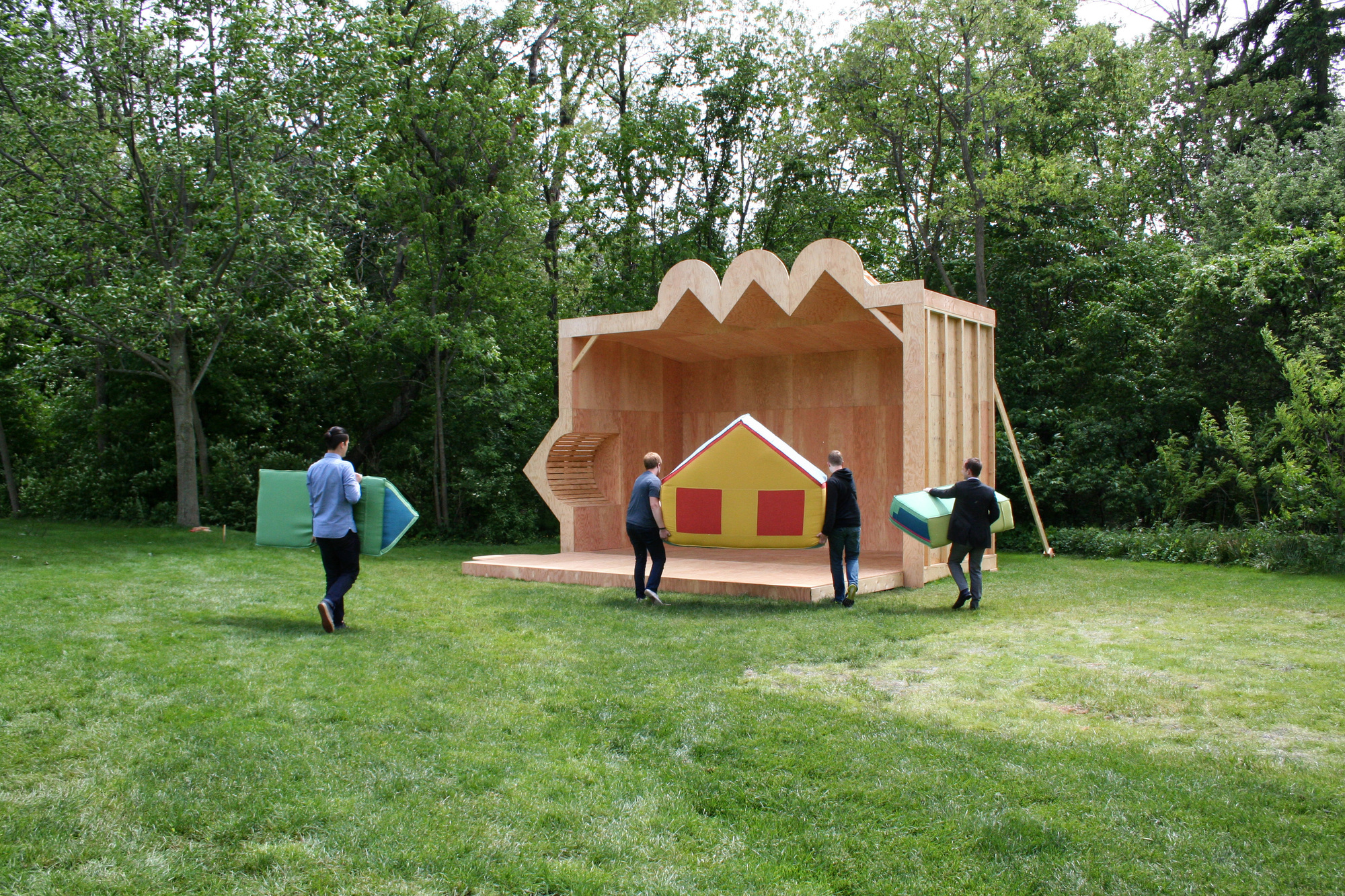 Gallery of Design With Company + Arup Create “Shaw Town” Theatre in ...