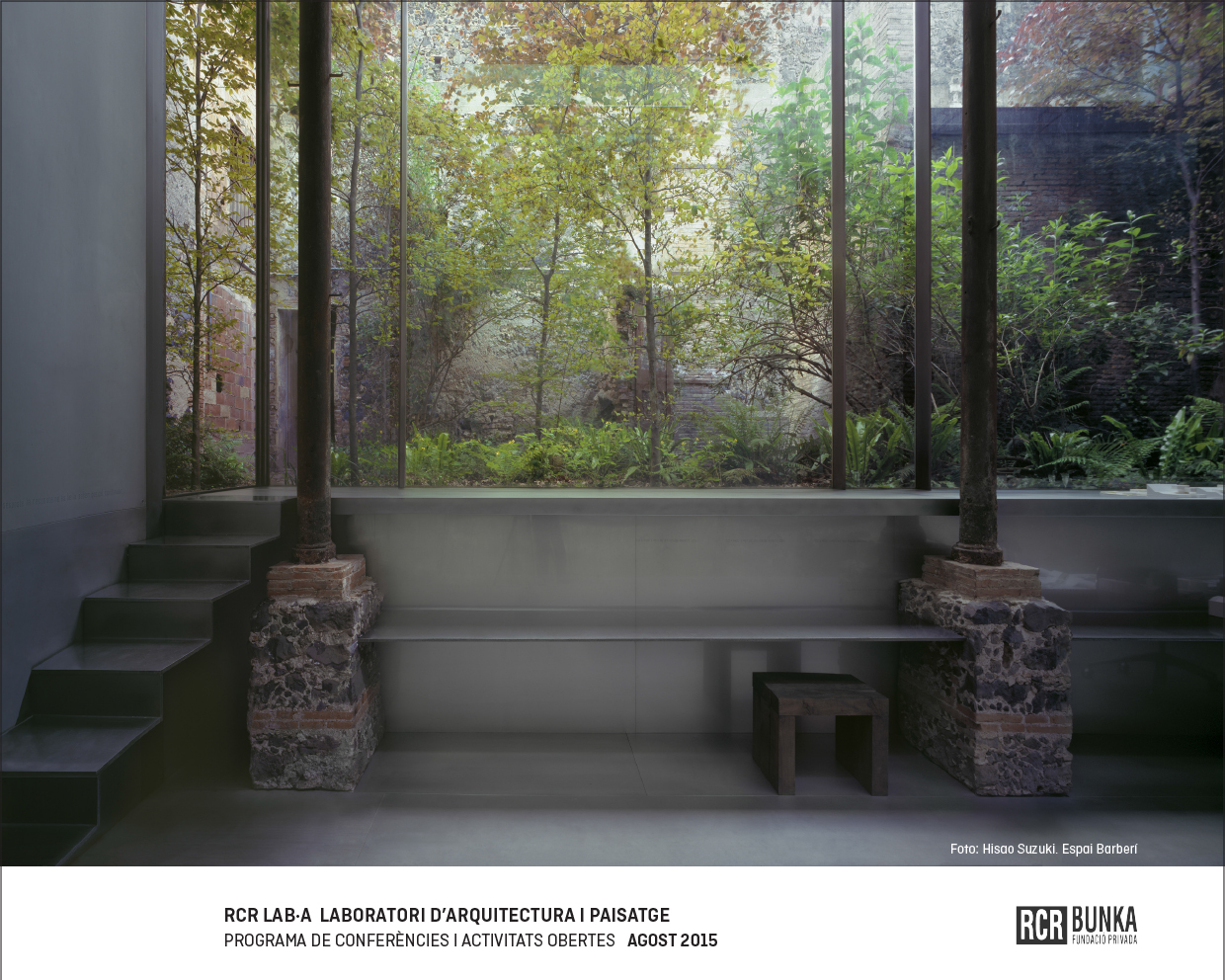 Galería de Conferencias y actividades RCR LAB-A Laboratorio D ...