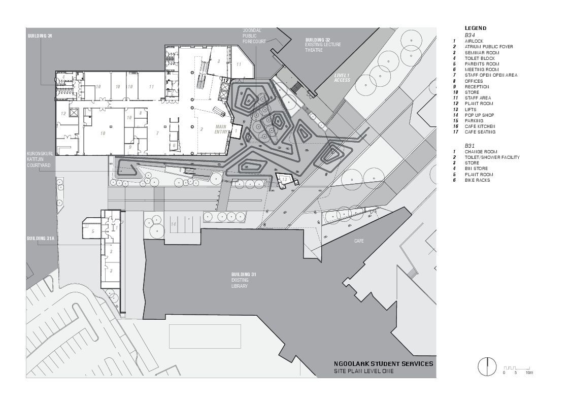 Gallery of Ngoolark Student Services Building / JCY Architects and ...