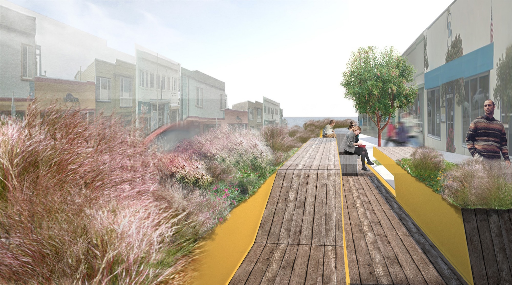 Galería de Sunset Parklet, una plazoleta diseñada por INTERSTICE ...