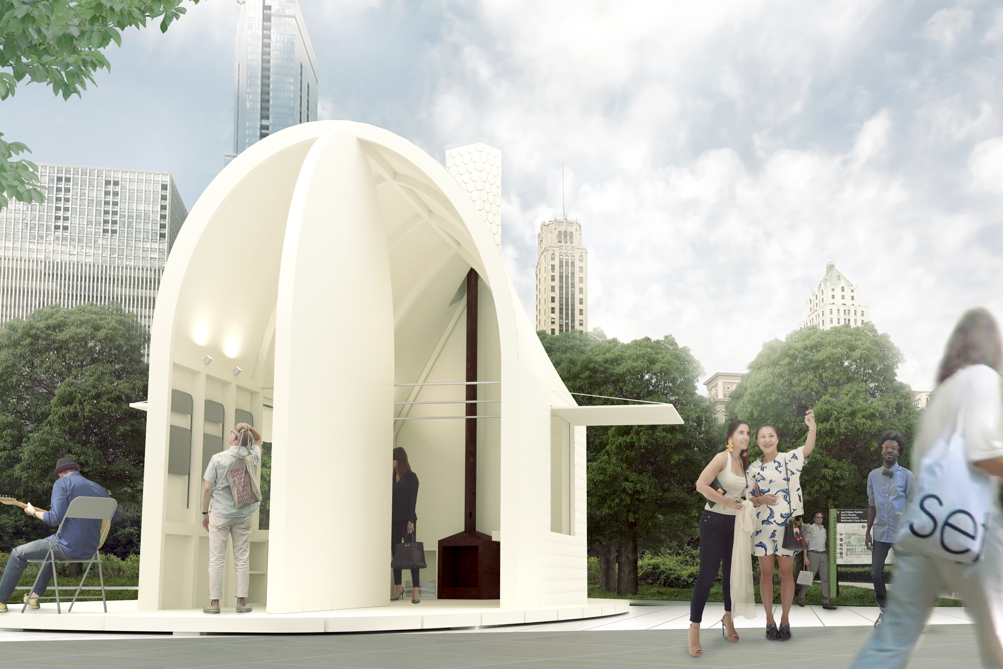 Gallery of Chicago Architecture Biennial Announces Lakefront Kiosk ...