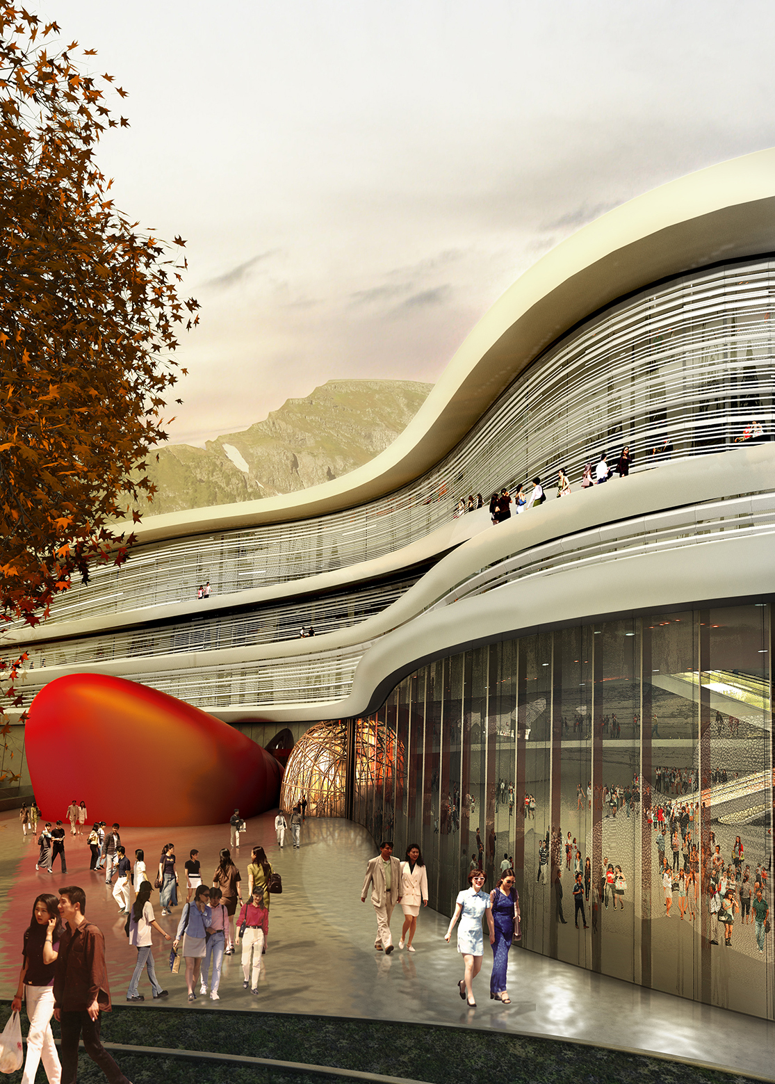 Gallery of Fangshan Tangshan National Geopark Museum / Studio Odile ...