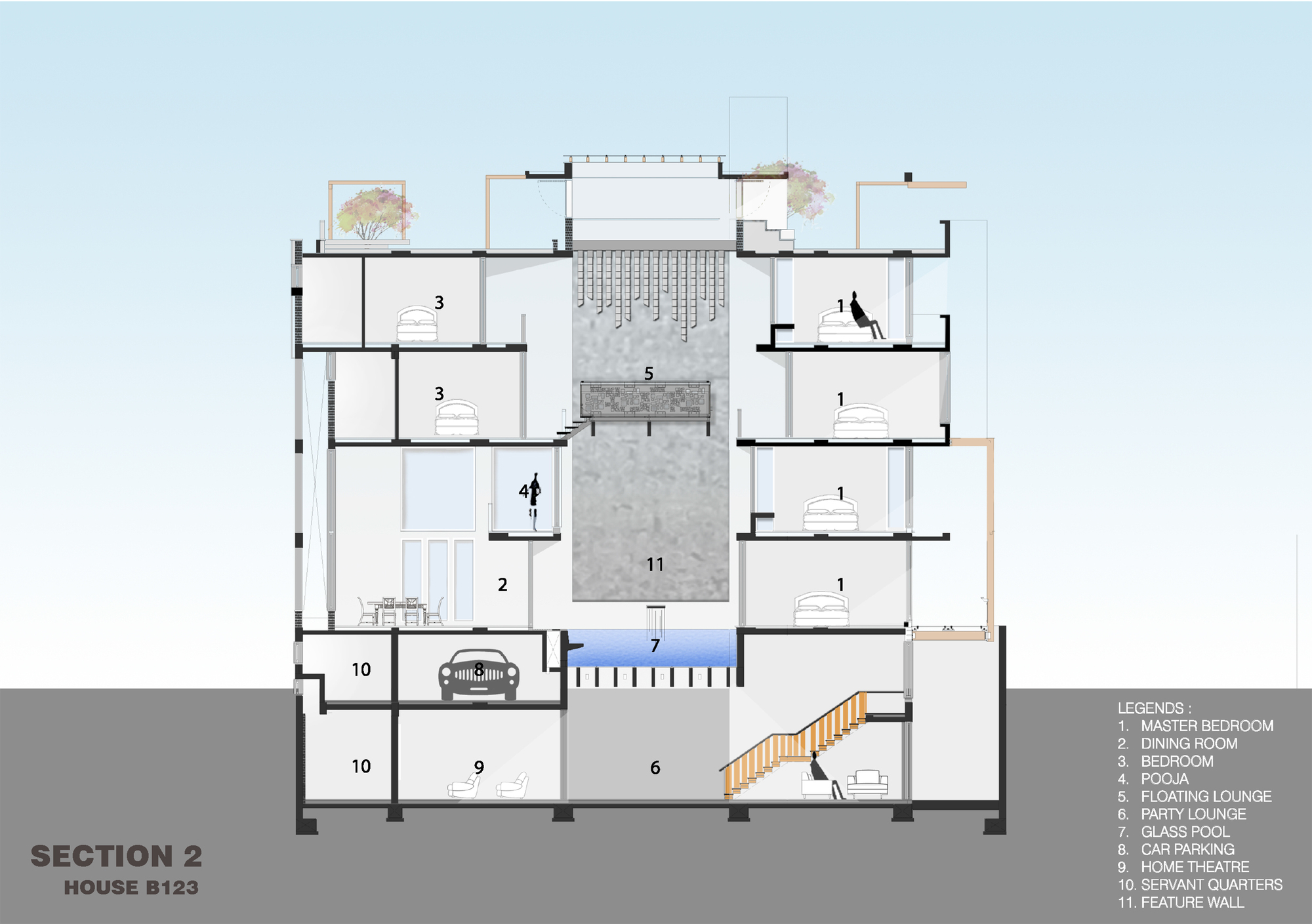 Gallery of House B123 / M:OFA Studios - 37