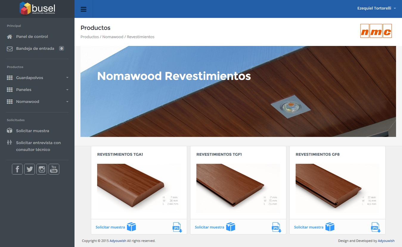 Galería de Centro de Diseño Busel: un sitio web para conocer materiales ...
