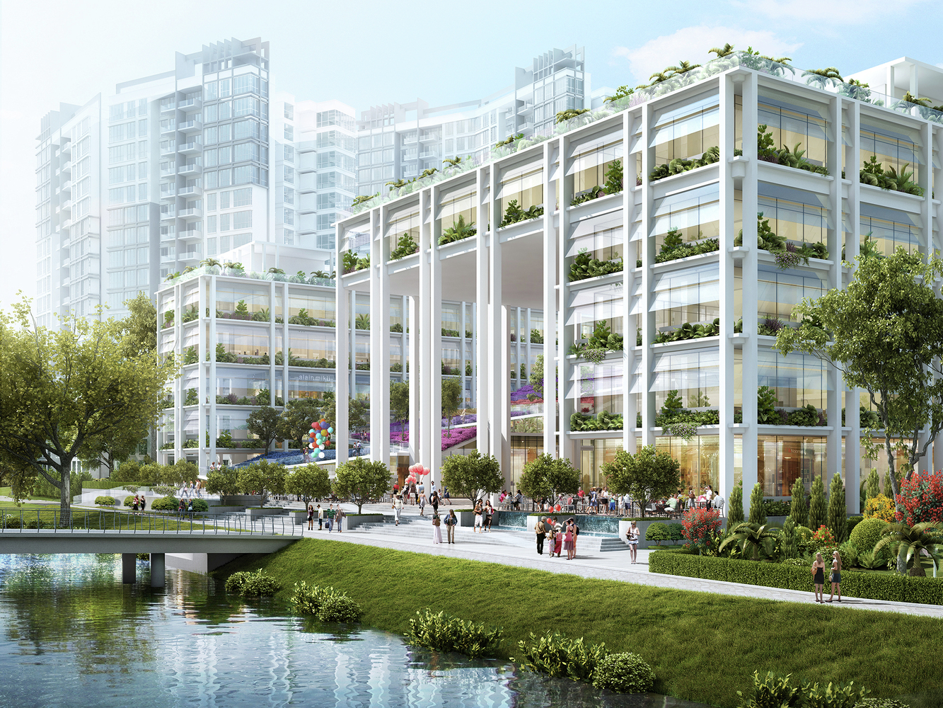 Gallery of Oasis Terrace: Singapore's New Neighborhood Center and ...