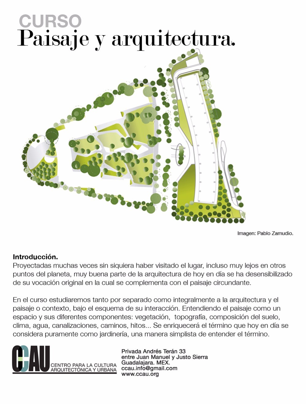 Curso CCAU 'Paisaje y Arquitectura' / Guadalajara | ArchDaily en Español