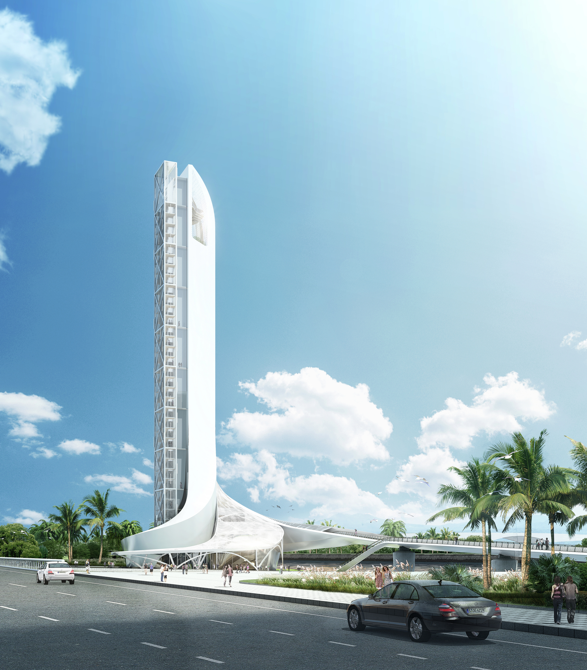 Gallery of Competition Entry: WVA’s Zhuhai Observation Tower - 7