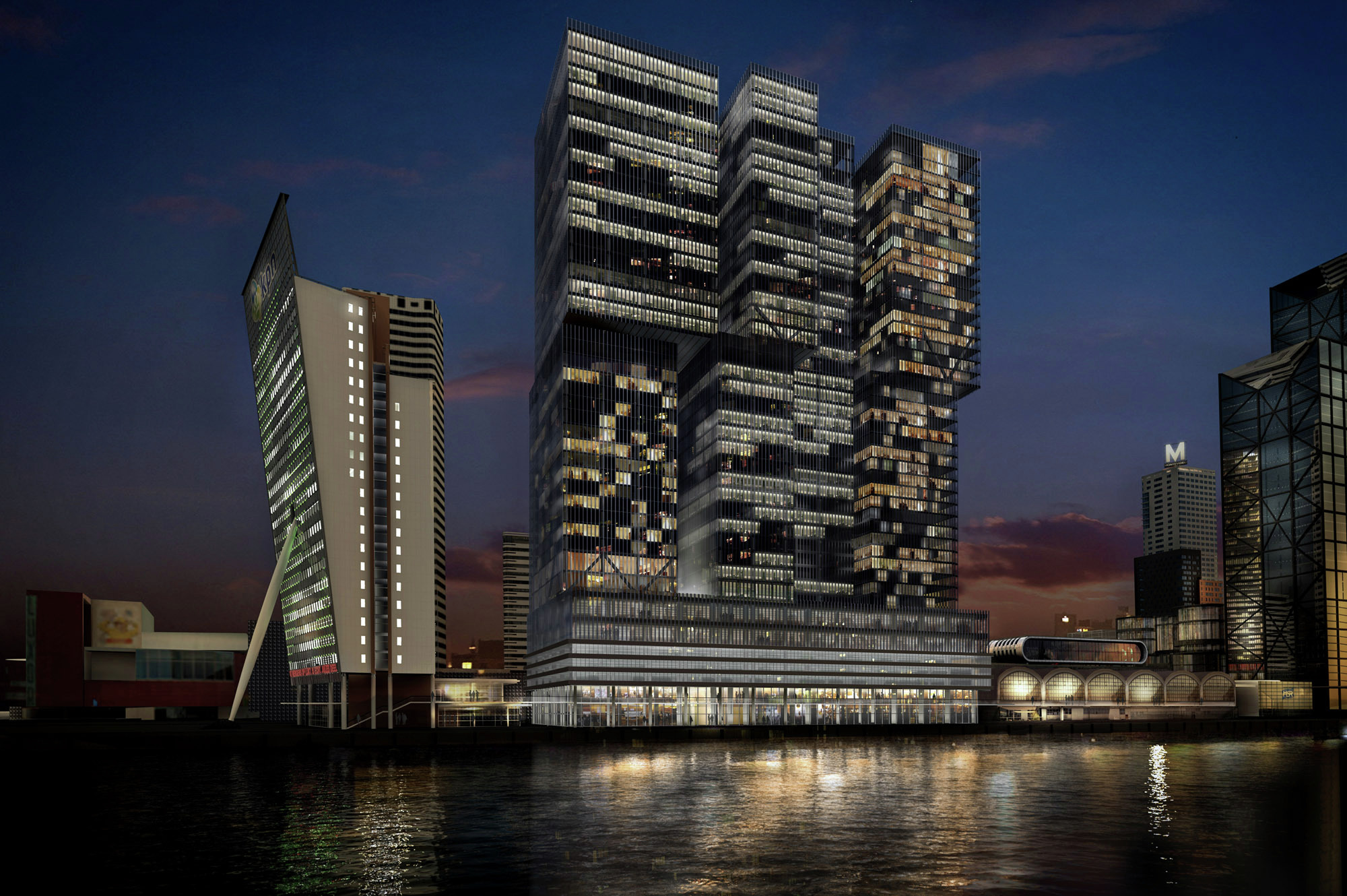 Galería de De Rotterdam: El edificio más grande de Holanda por OMA - 12