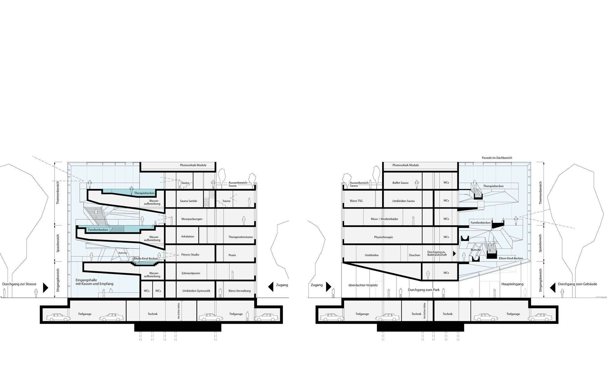 Gallery of New Paracelsus Spa and Pools in Salzburg Winning Proposal ...