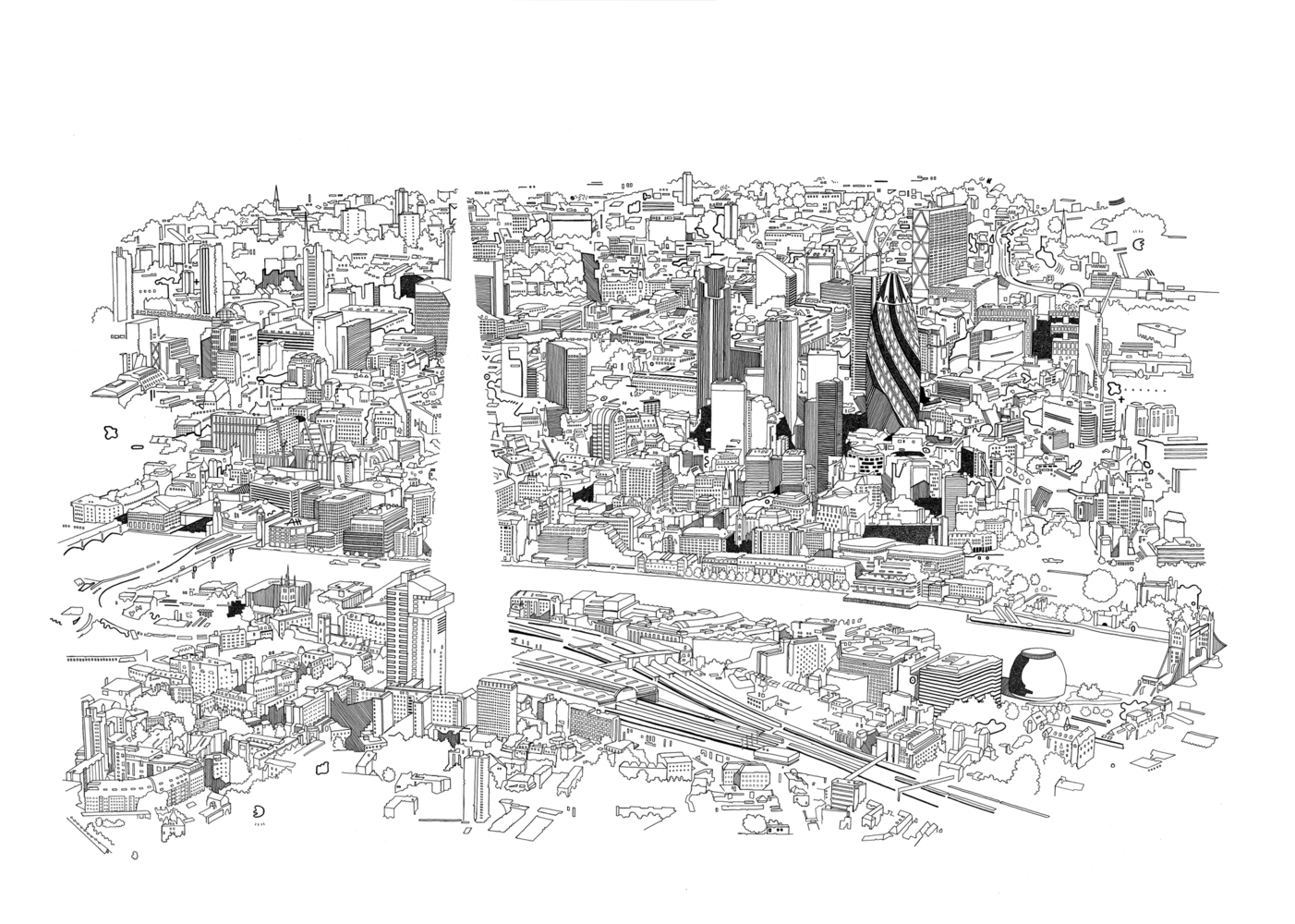 Gallery of The Modern Metropolis, Illustrated / Chris Dent - 7