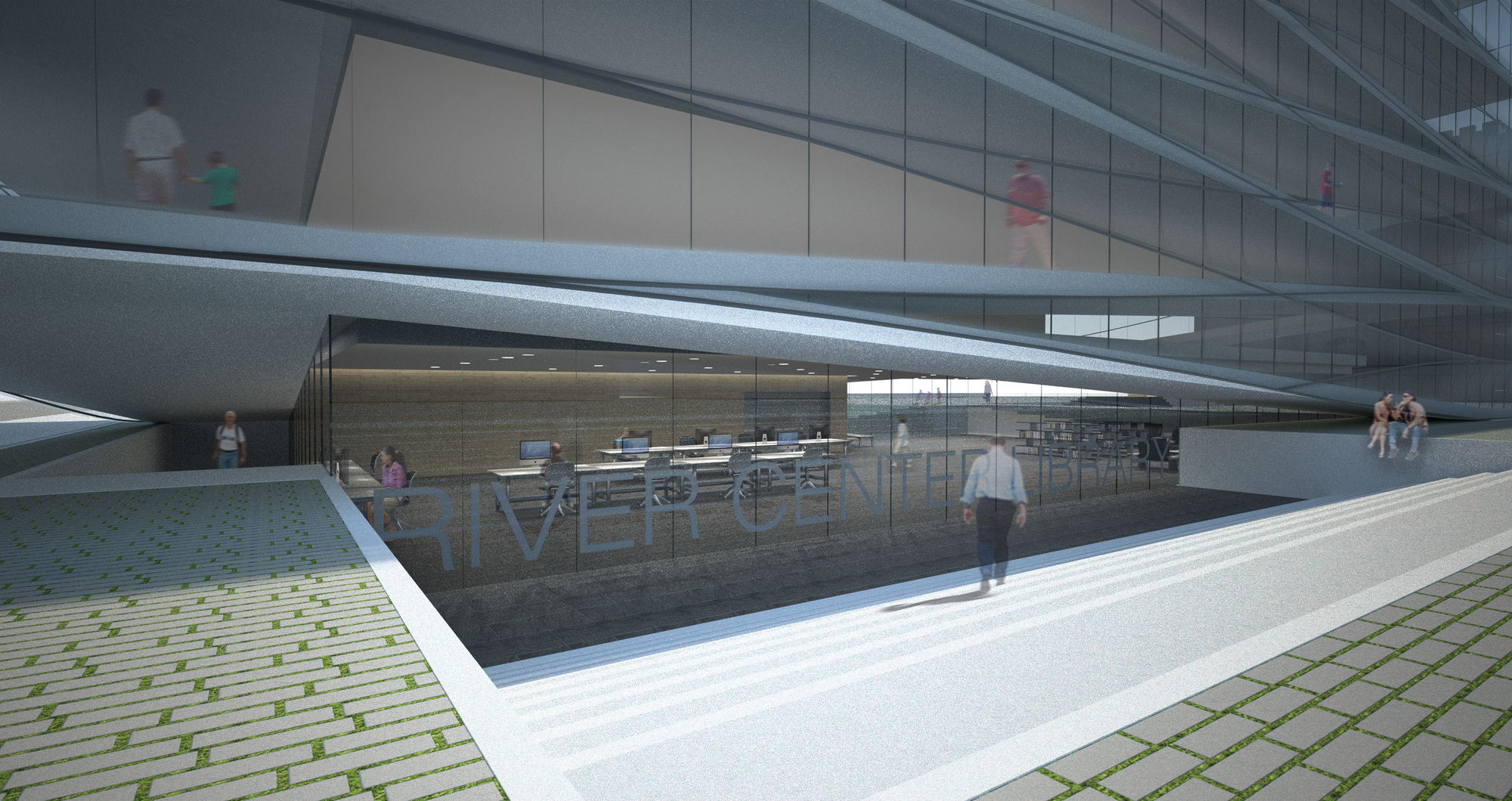 Gallery of Baton Rouge Library / Trahan Architects - 1