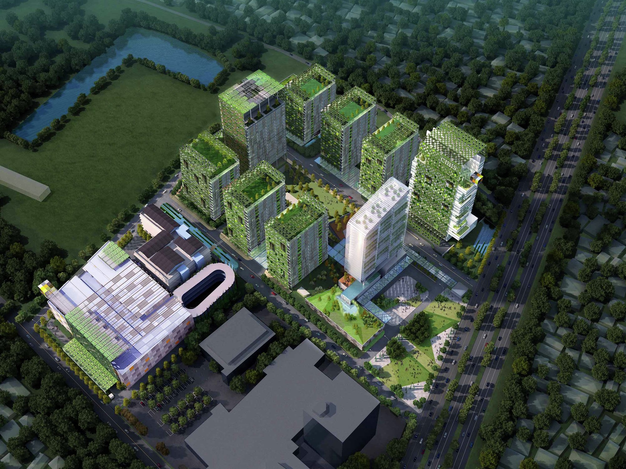 Gallery of Cilandak Bisnis Square (CIBIS) Masterplanning Project ...
