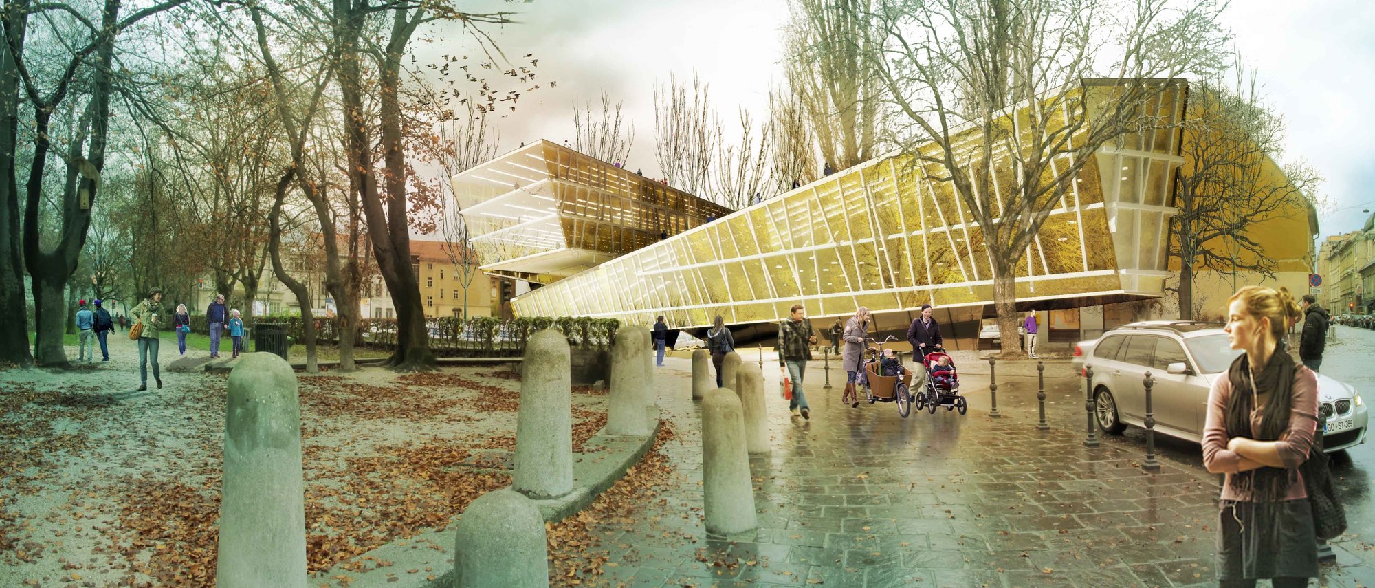 Gallery of National and University Library NUK II Proposal / Kamvari ...
