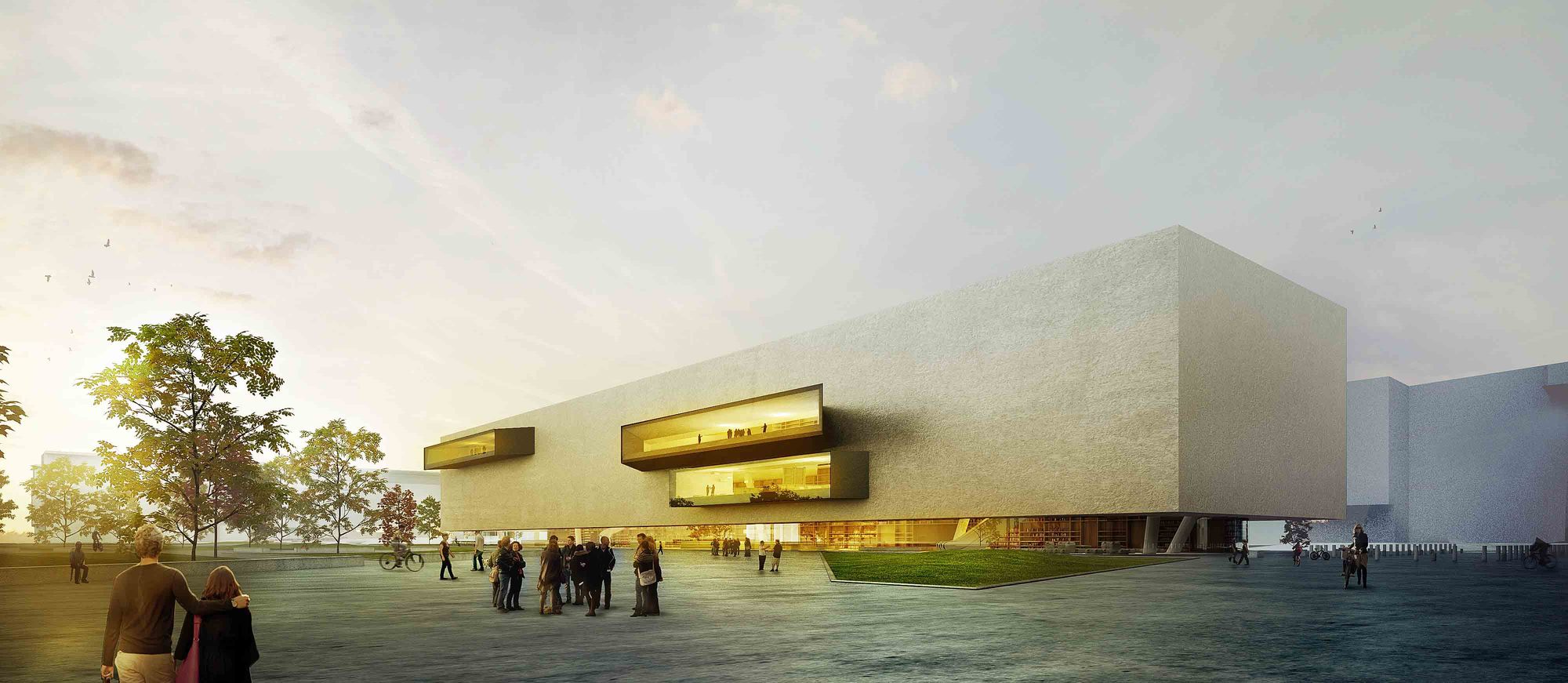 Helsinki Central Library Competition Entry / AND-RÉ | ArchDaily