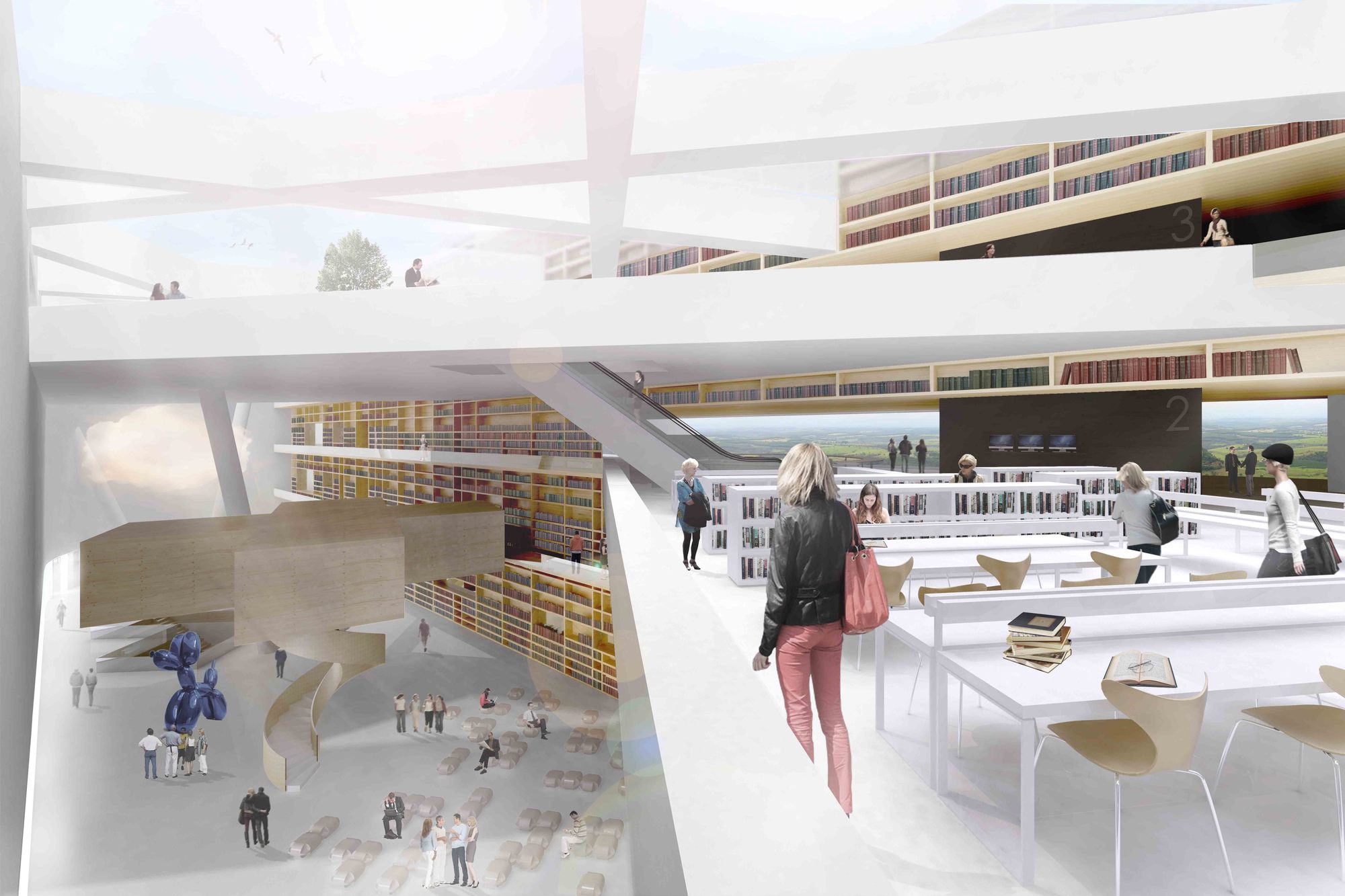 Gallery of Helsinki Central Library Competition Entry / AND-RÉ - 10
