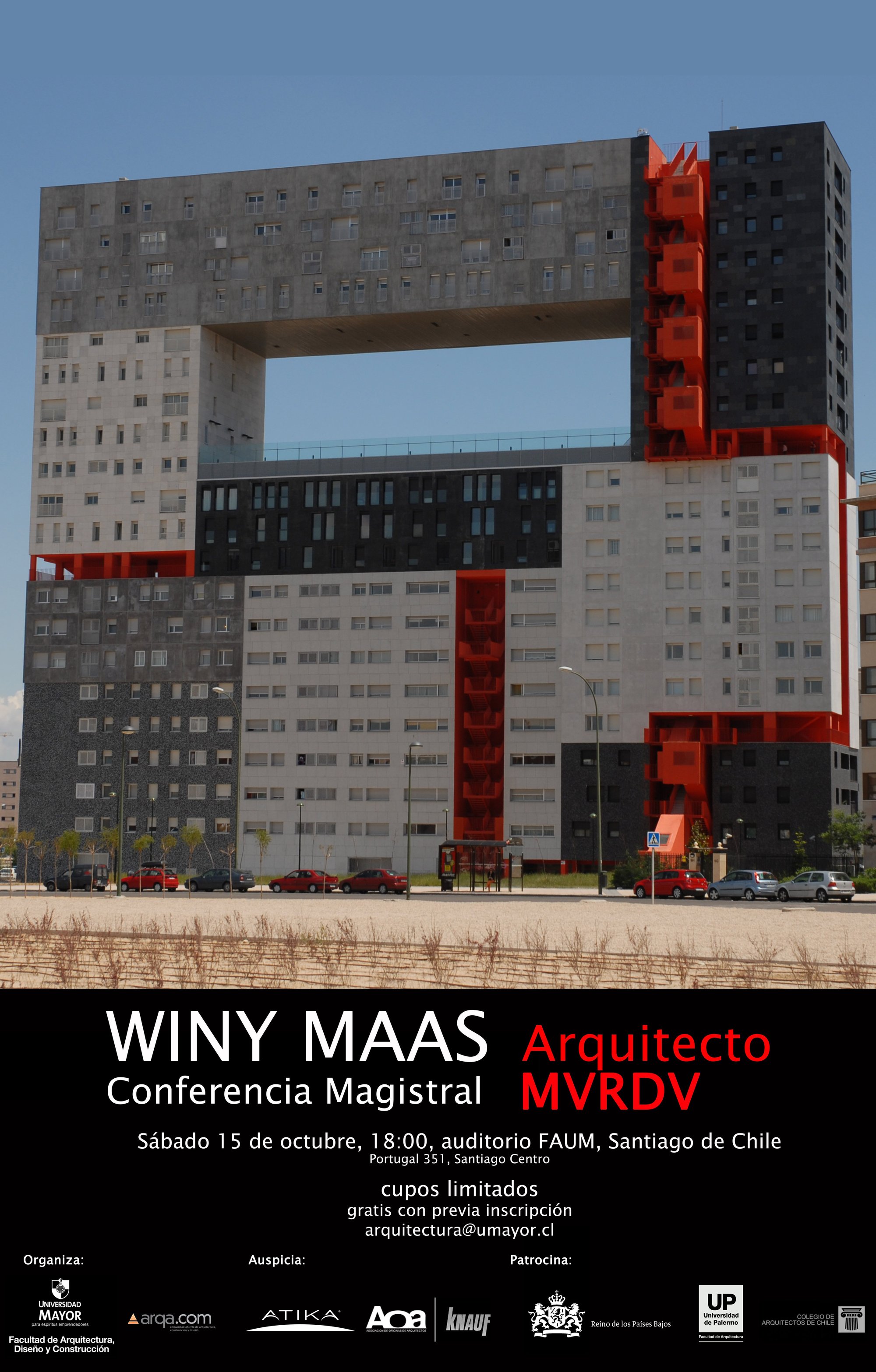 Galería de Conferencia de Winy Maas [MVRDV] en Chile - 1