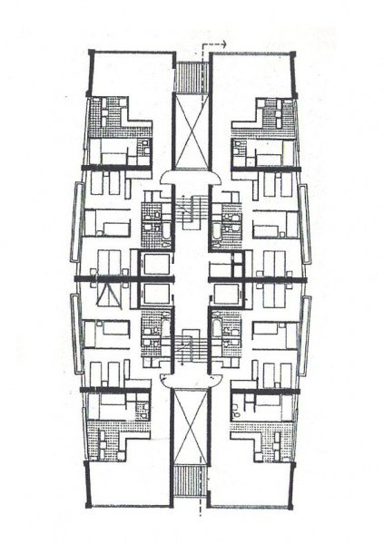 Planos De Torres Residenciales Multifamiliares Riva, Torre Residencial