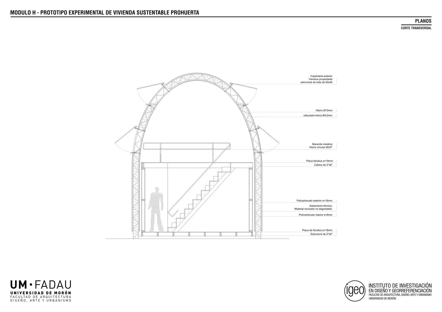 Galería de Modulo H-Prototipo Experimental de vivienda sustentable ...