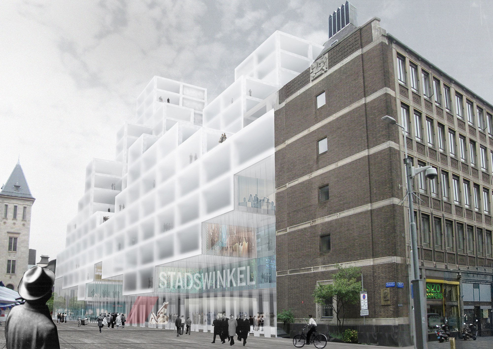 Ampliación Municipio de Rotterdam / OMA | ArchDaily en Español