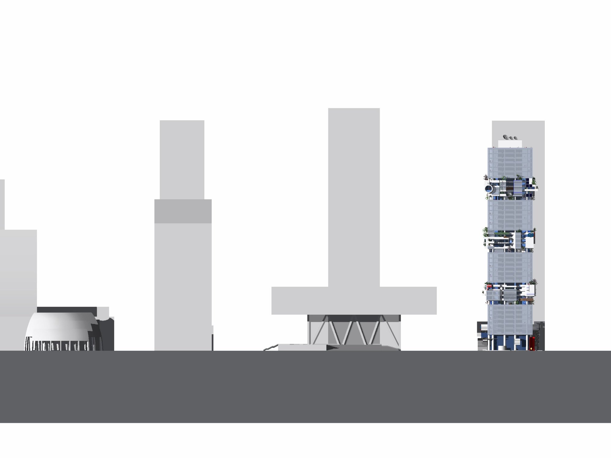 Gallery of SBF Tower / Atelier Hollein - 5