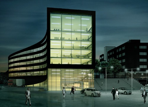 Gallery of Office and shop complex proposal by JAJA - 6