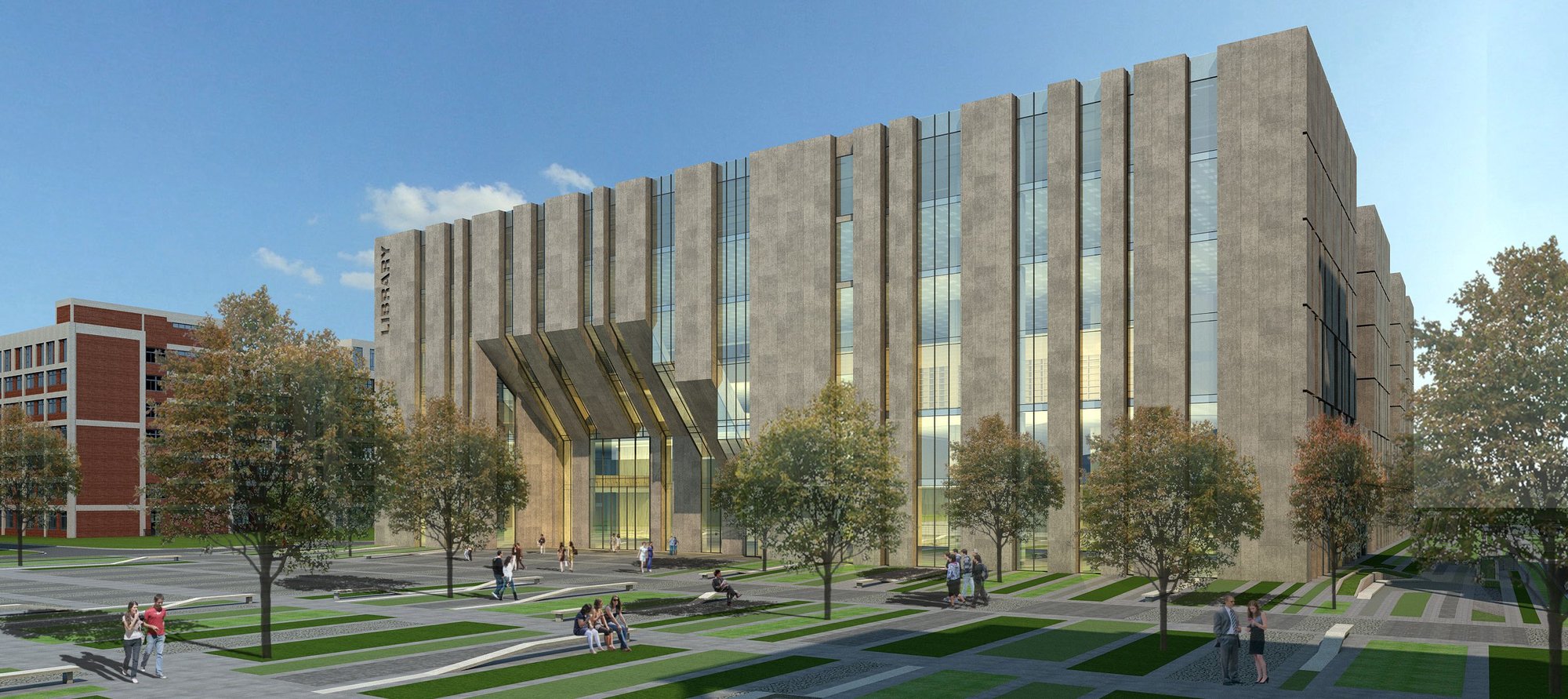 Gallery of Beijing Agriculture University Library Winning Proposal ...