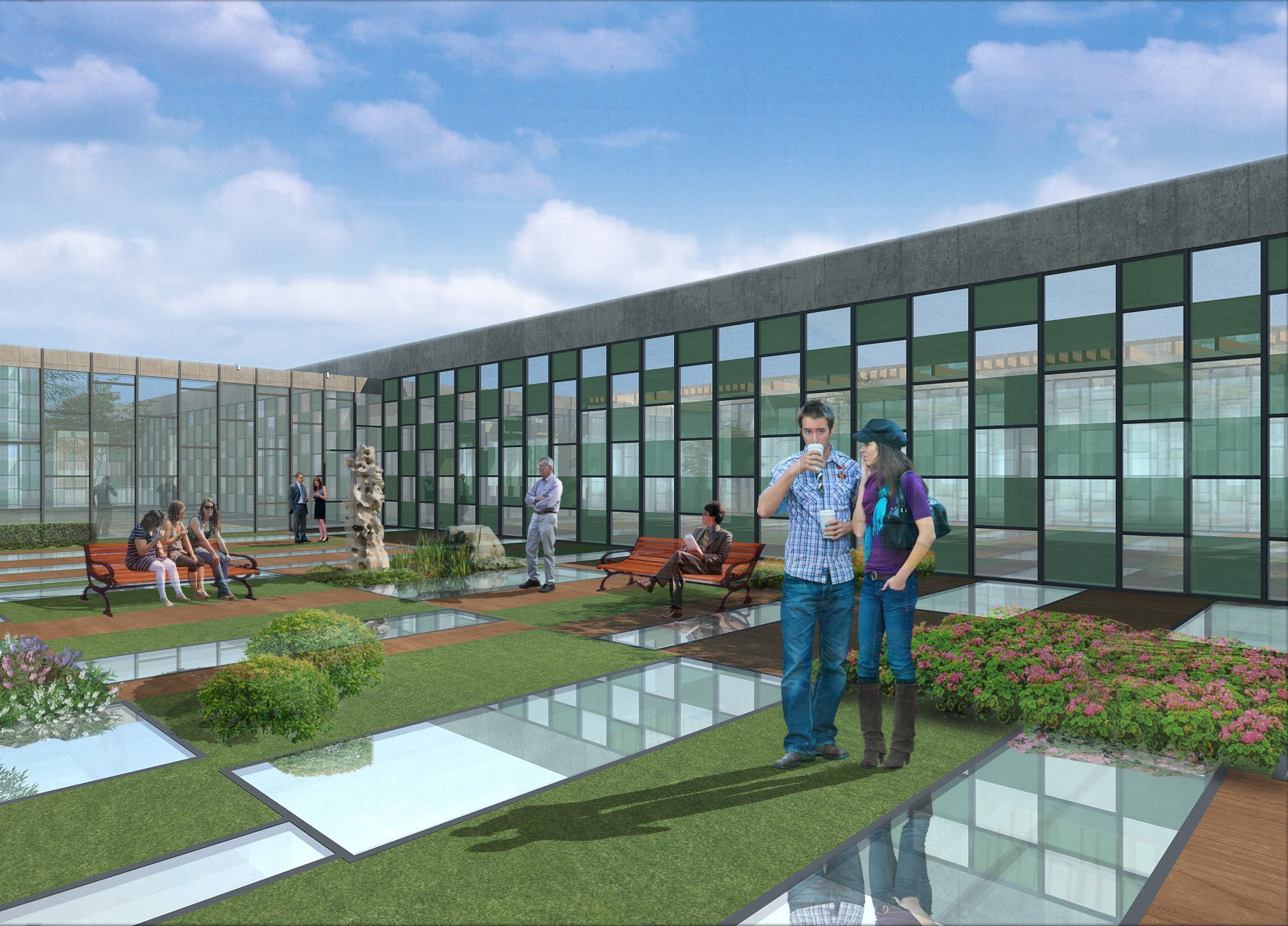 Gallery of Beijing Agriculture University Library Winning Proposal ...