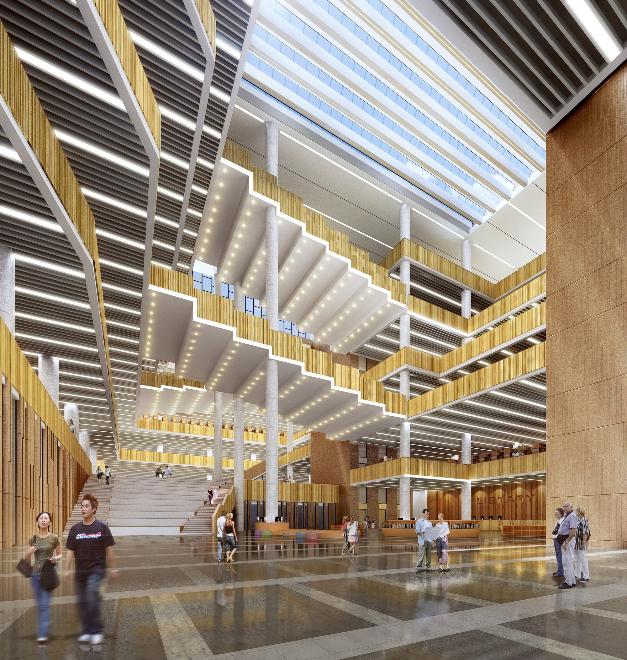 Gallery of Beijing Agriculture University Library Winning Proposal ...