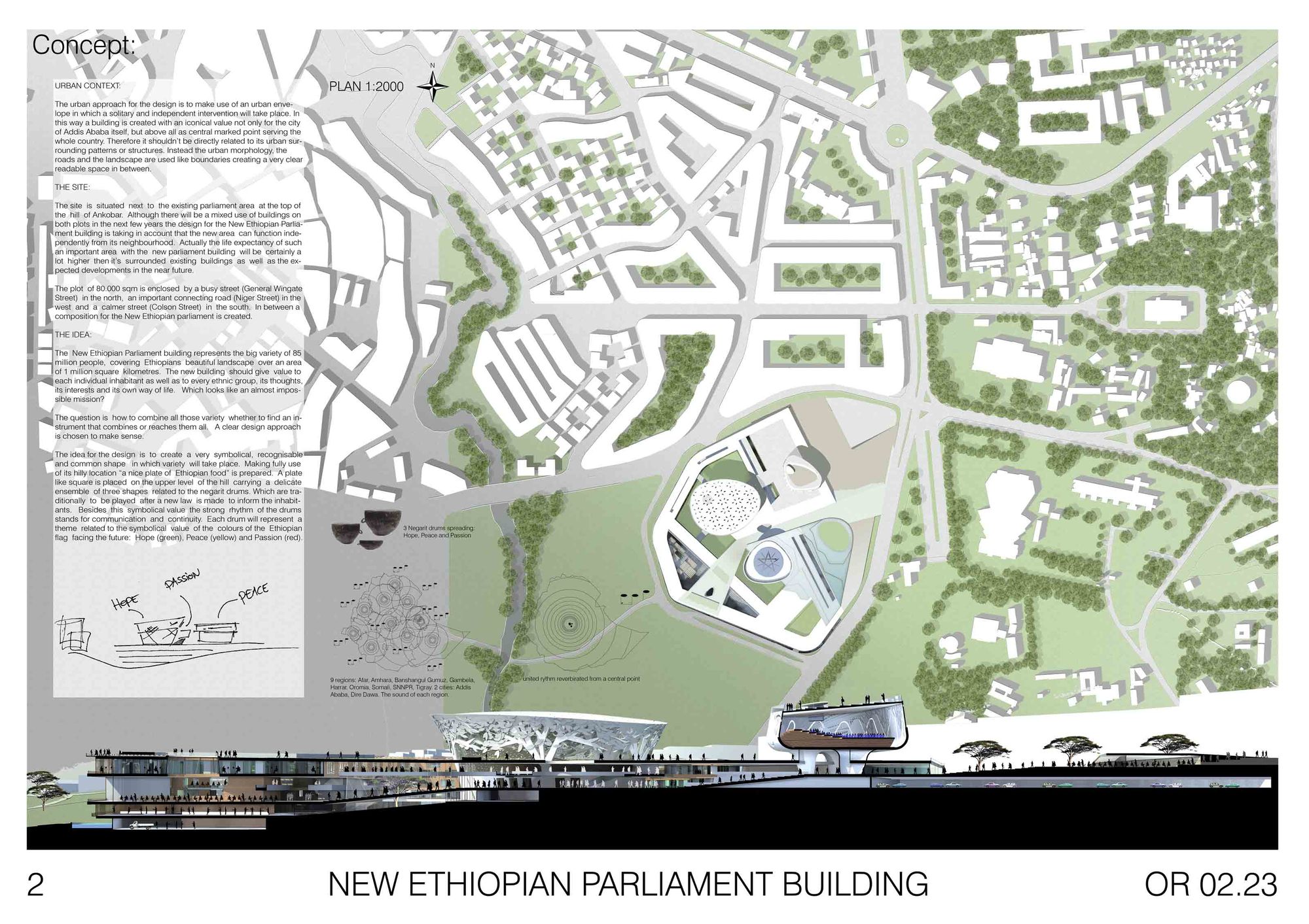 Gallery of New Ethiopian Parliament Building Complex Winning Proposal ...