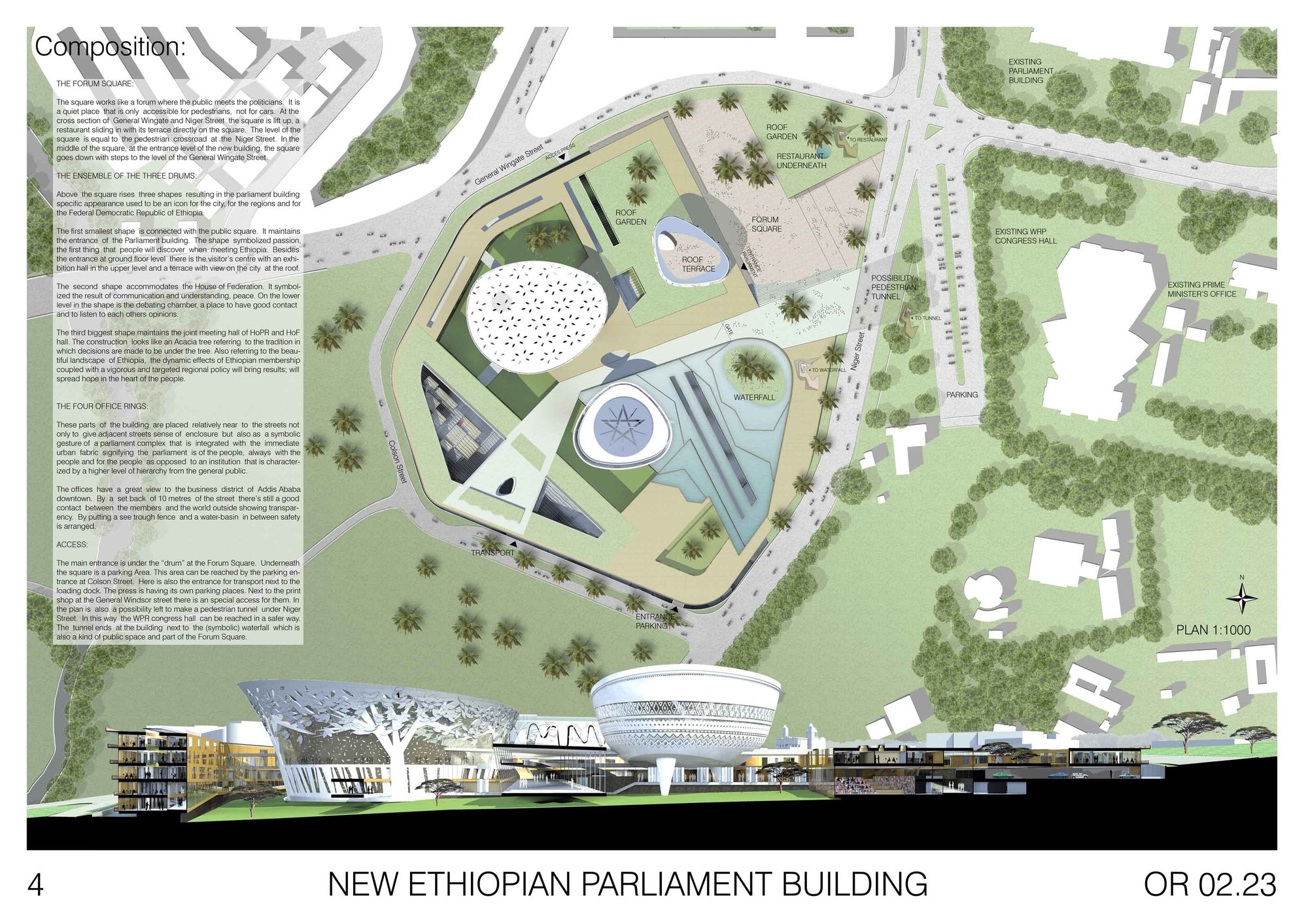 Gallery of New Ethiopian Parliament Building Complex Winning Proposal ...