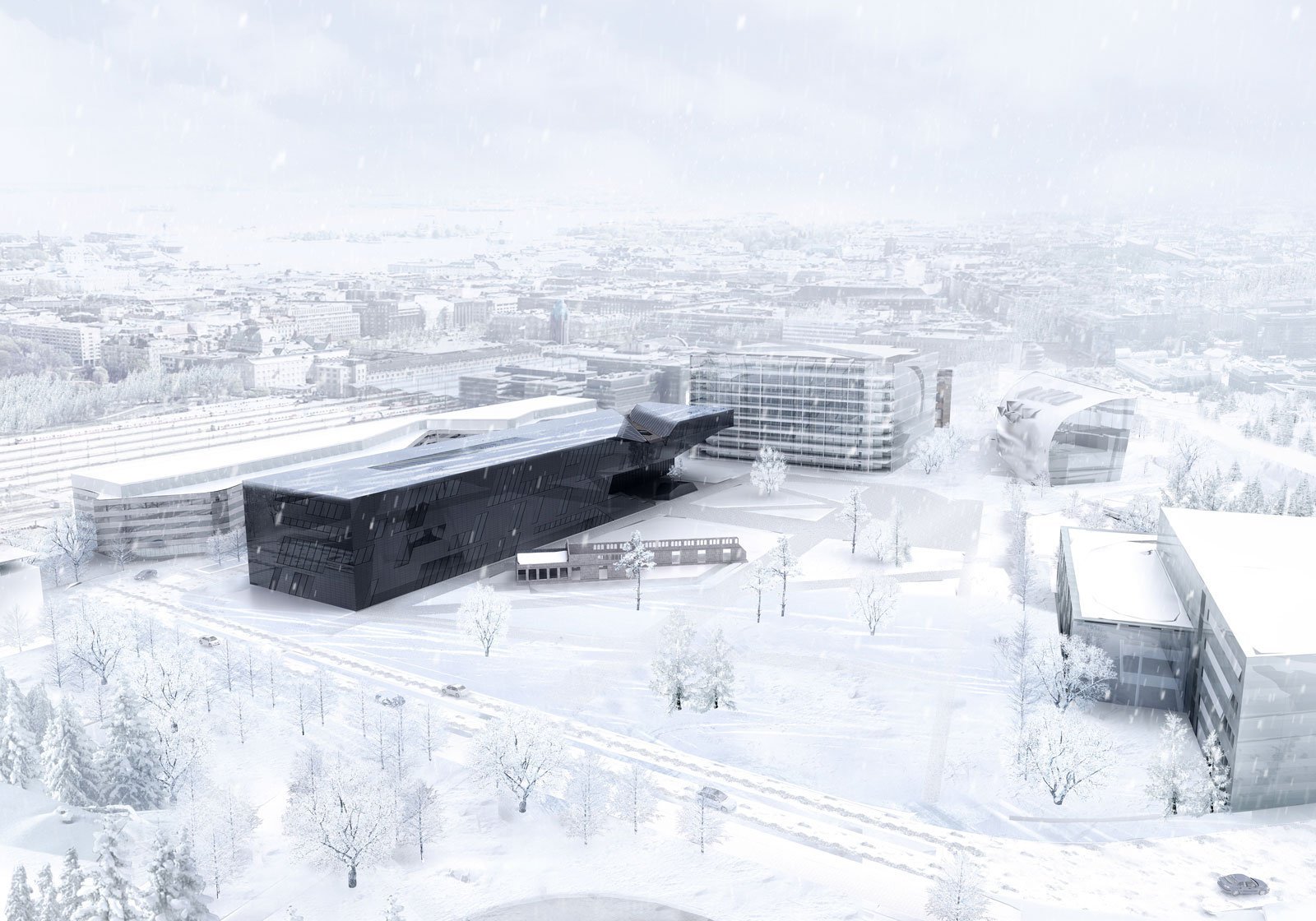 Gallery of Helsinki Central Library Competition Entry / WEAVA ...