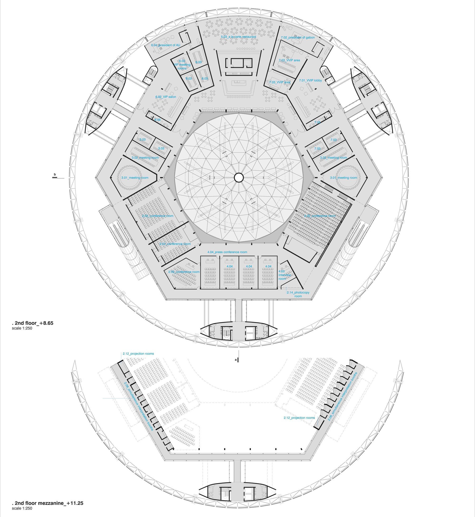 Gallery of Conference Center Reconstruction Second Prize Winning ...